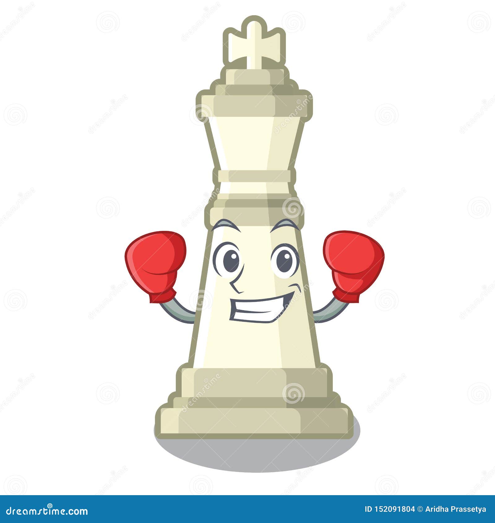 The King Of Boxing Coloring Page Vector Illustration | CartoonDealer ...