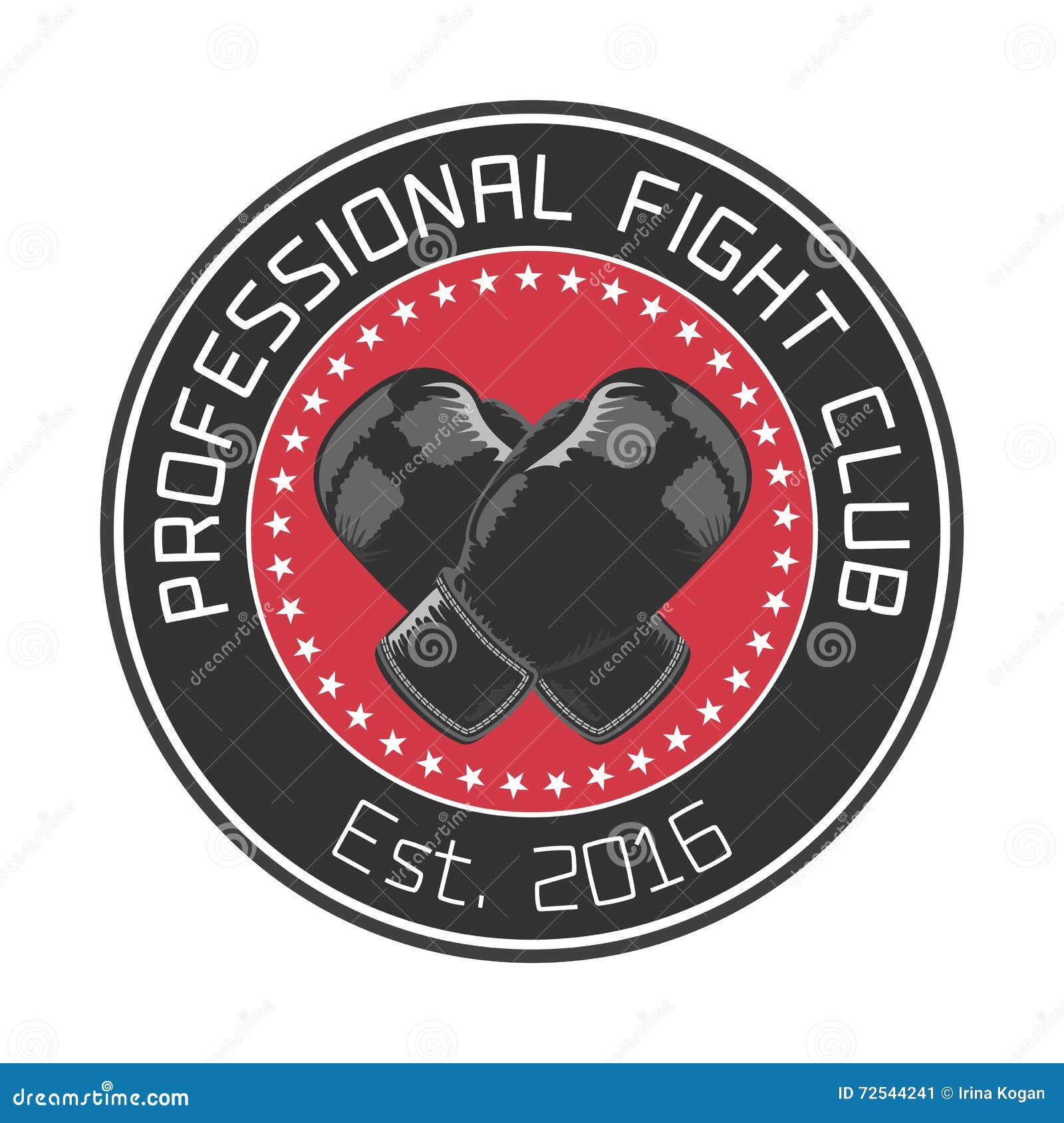 Boxing club vector logo stock vector. Illustration of fight - 72544241