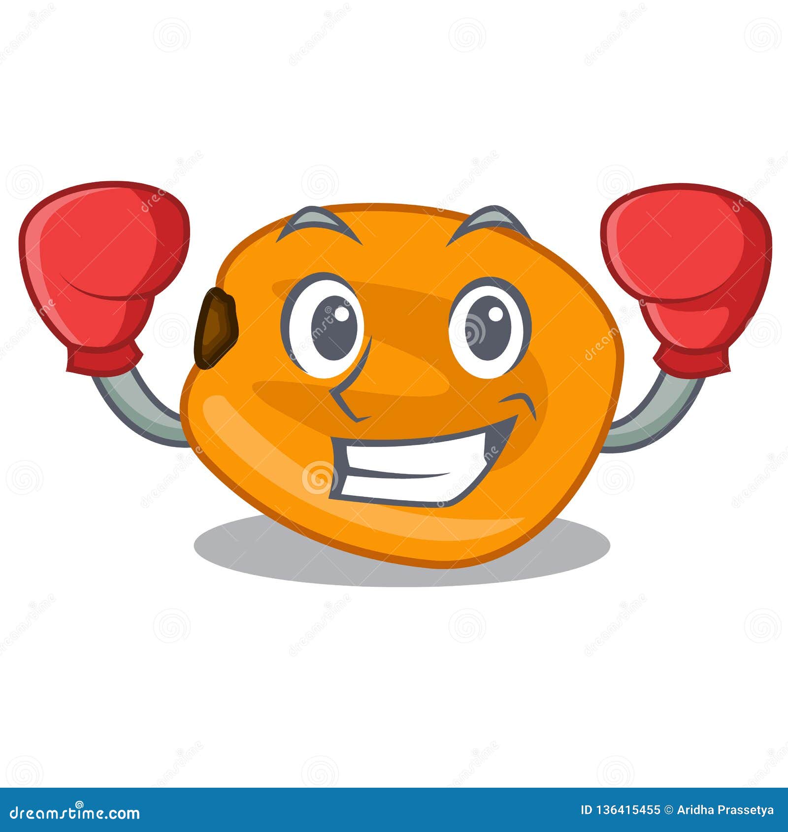 Boxing Corn Nuts in the Character Bowl Stock Vector - Illustration of ...