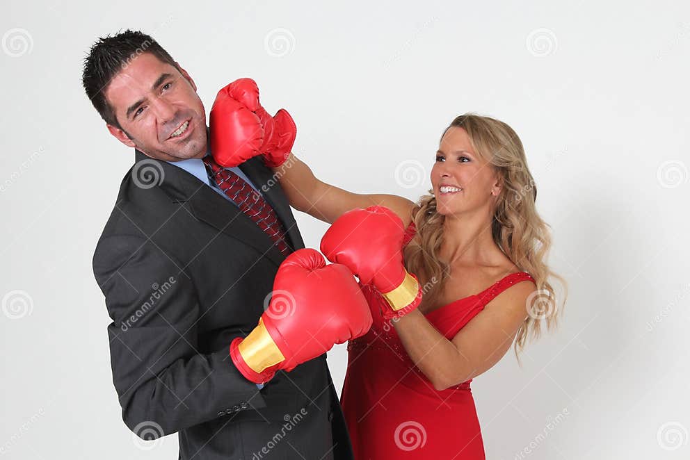 Boxing Couple stock image. Image of boxing, male, eyes - 27229267