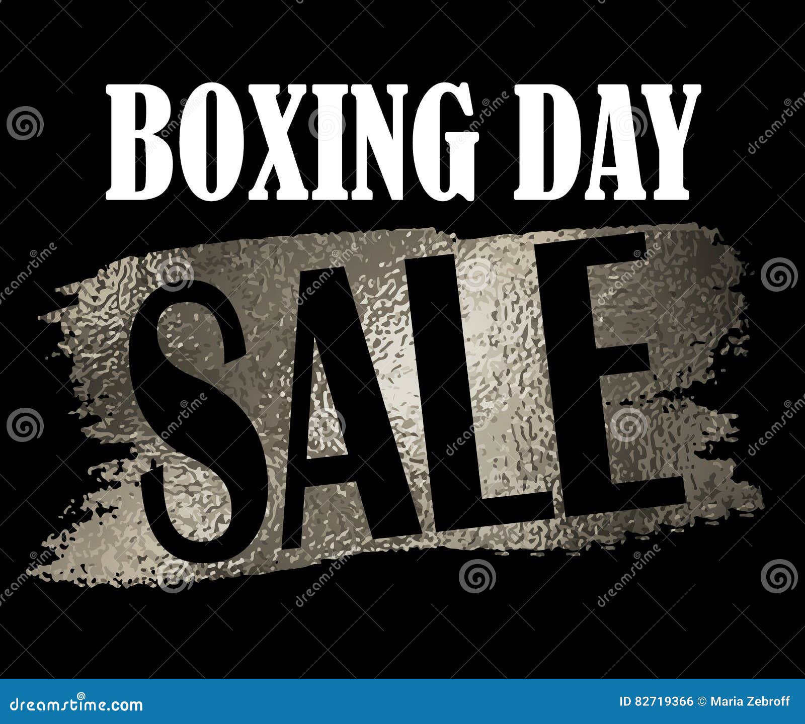 Boxing day sale banner. stock vector. Illustration of offer - 82719366