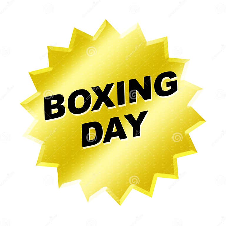 Boxing Day Sign stock illustration. Illustration of promotions - 6965331