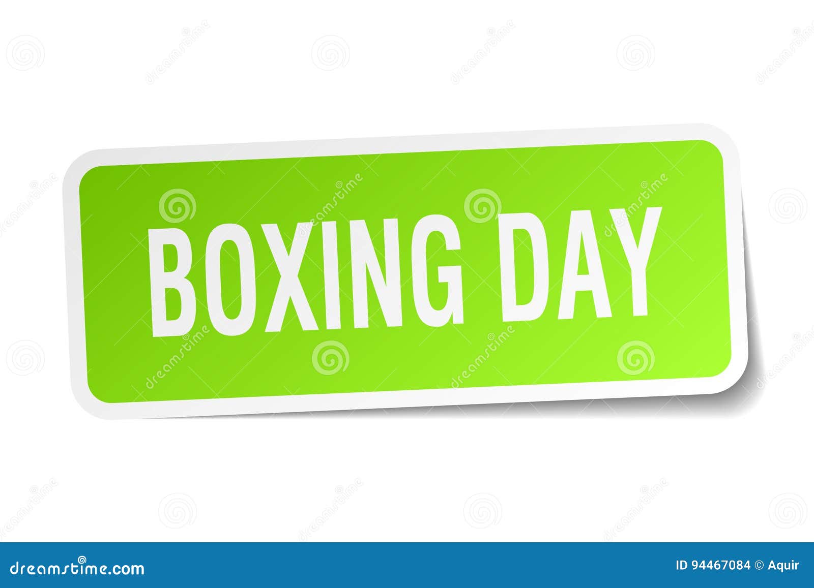 Boxing day square sticker stock vector. Illustration of badge - 94467084
