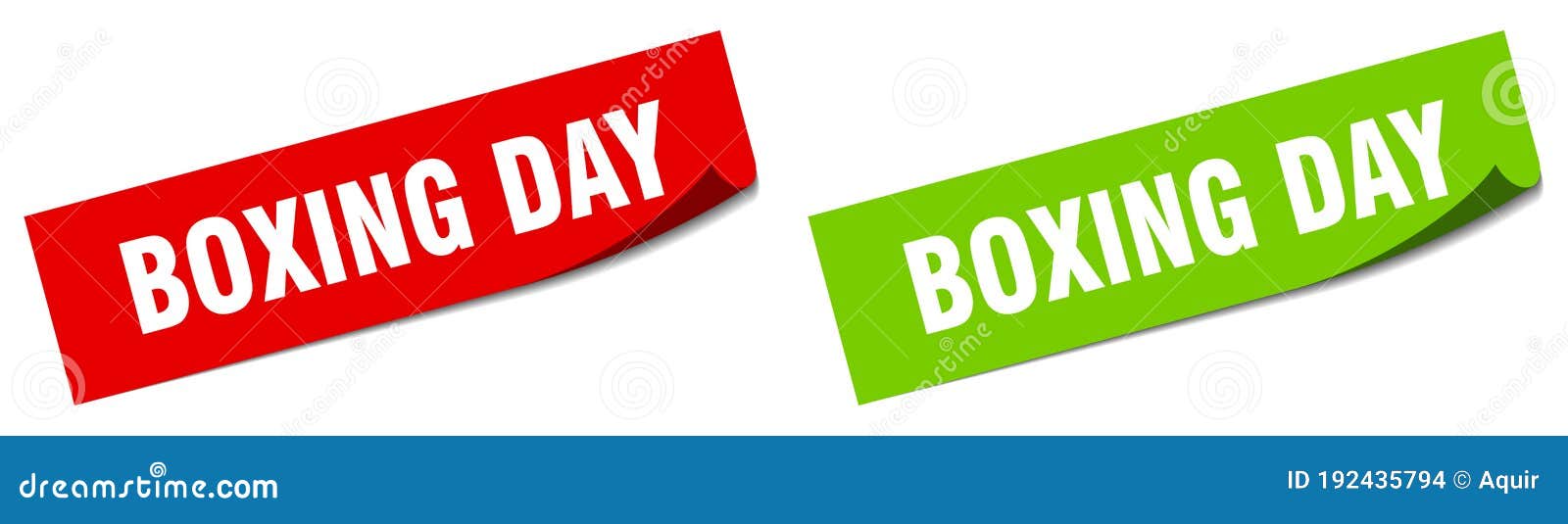 Boxing Day Sticker. Boxing Day Sign Set Stock Vector - Illustration of ...