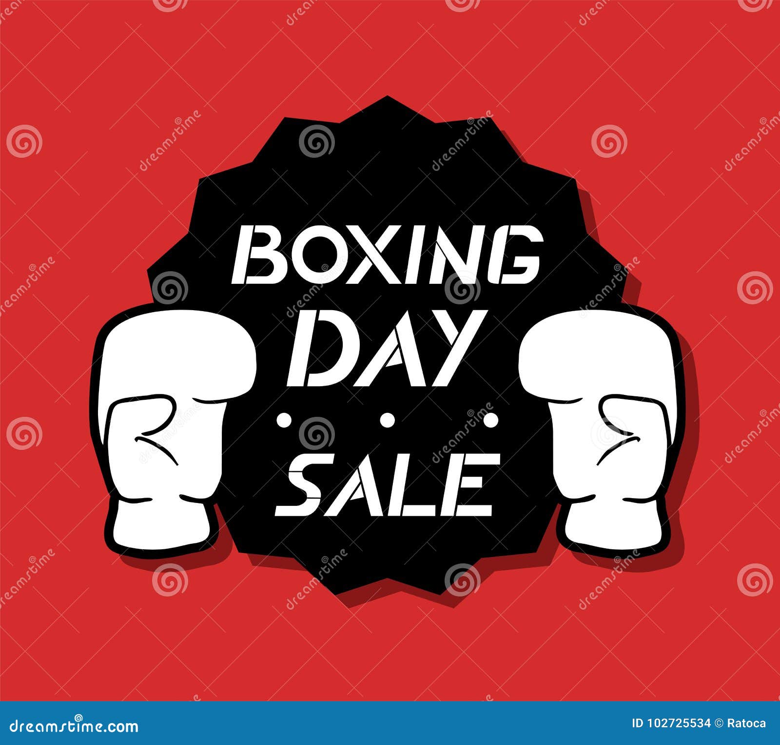 Boxing day symbol stock vector. Illustration of business - 102725534