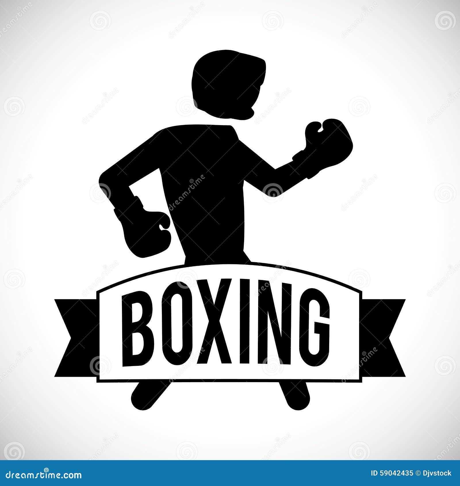 Boxing design stock vector. Illustration of boxing, hobby - 59042435