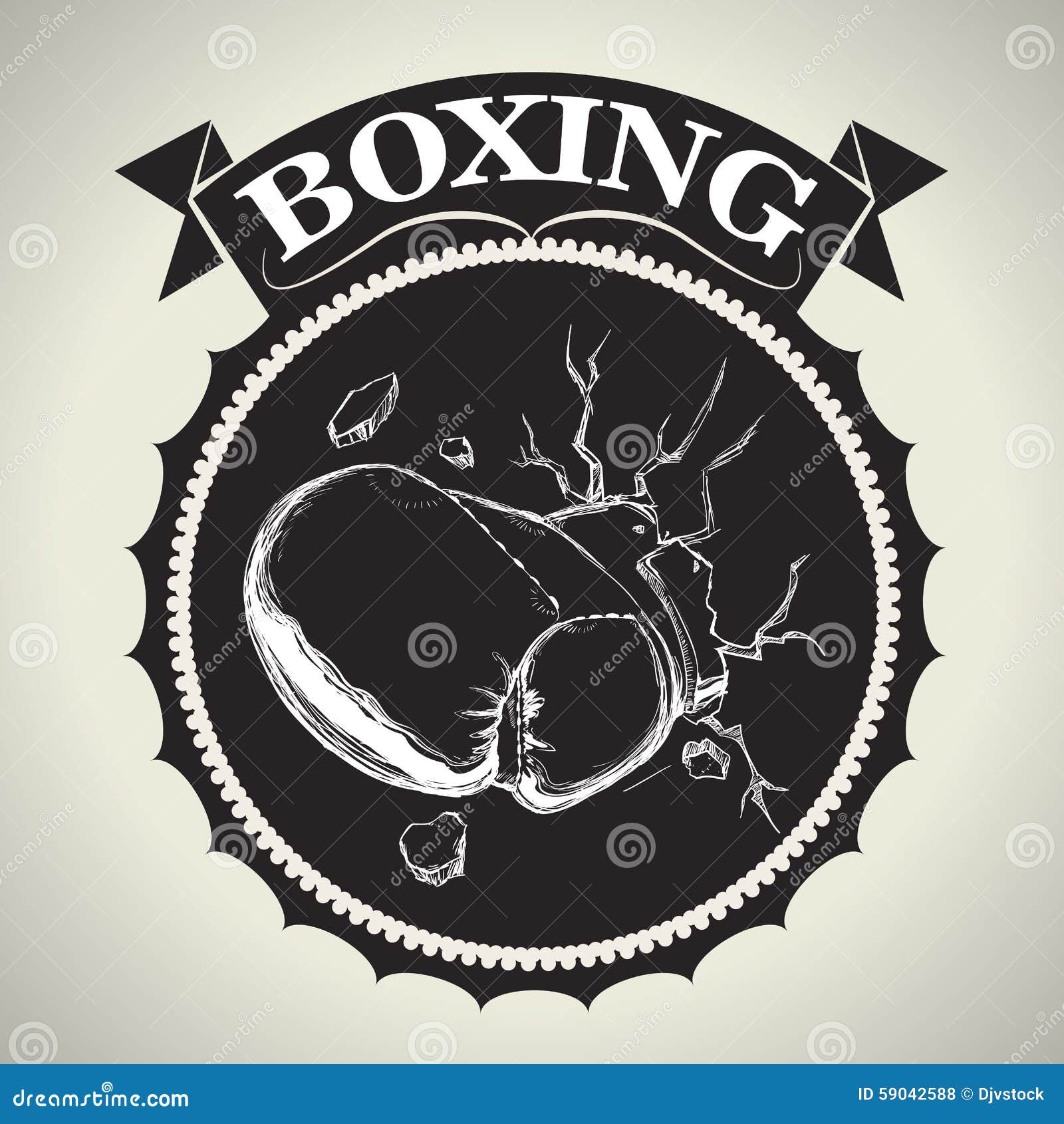Boxing design stock vector. Illustration of professional - 59042588