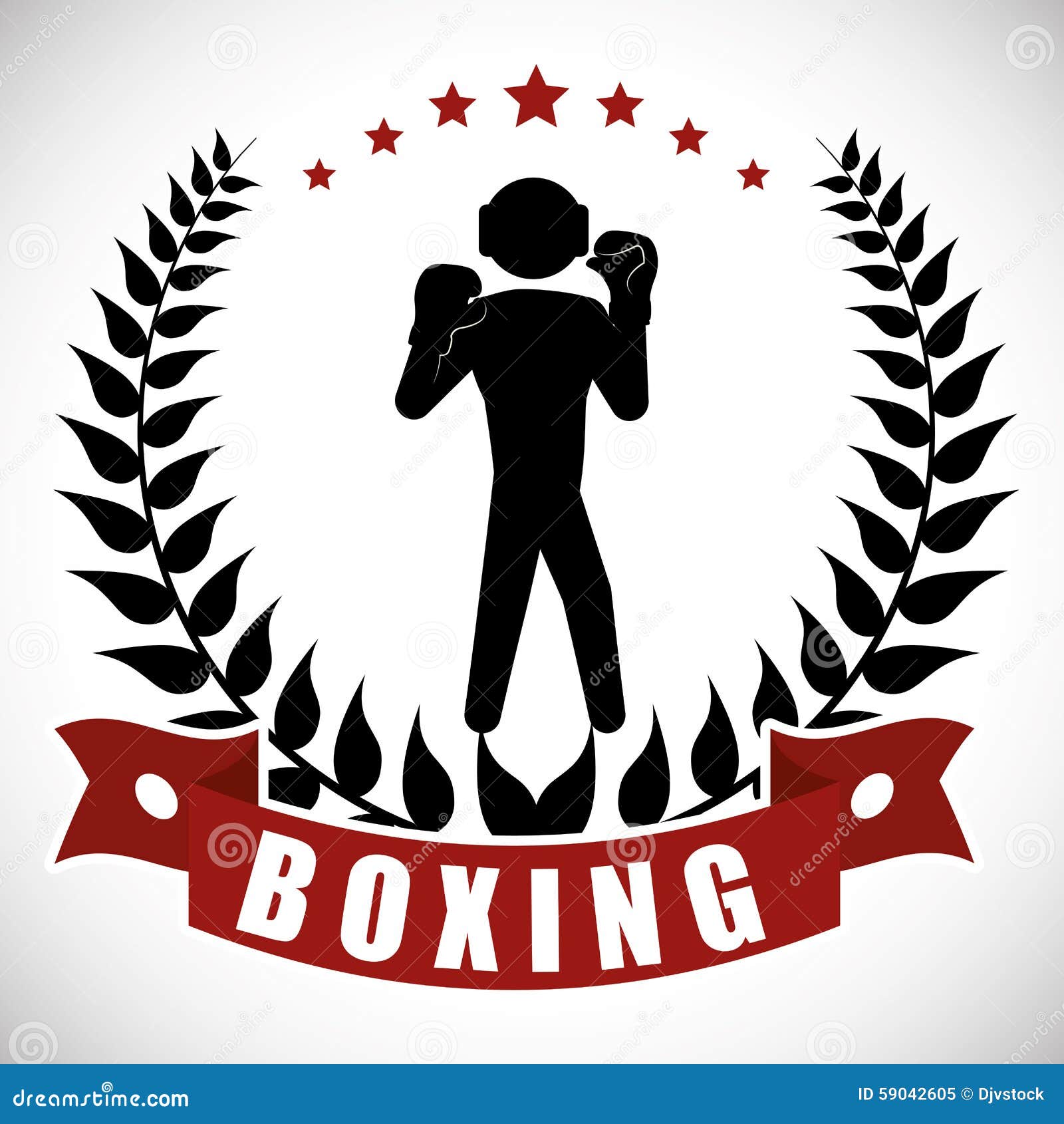 Boxing design stock vector. Illustration of design, fighter - 59042605