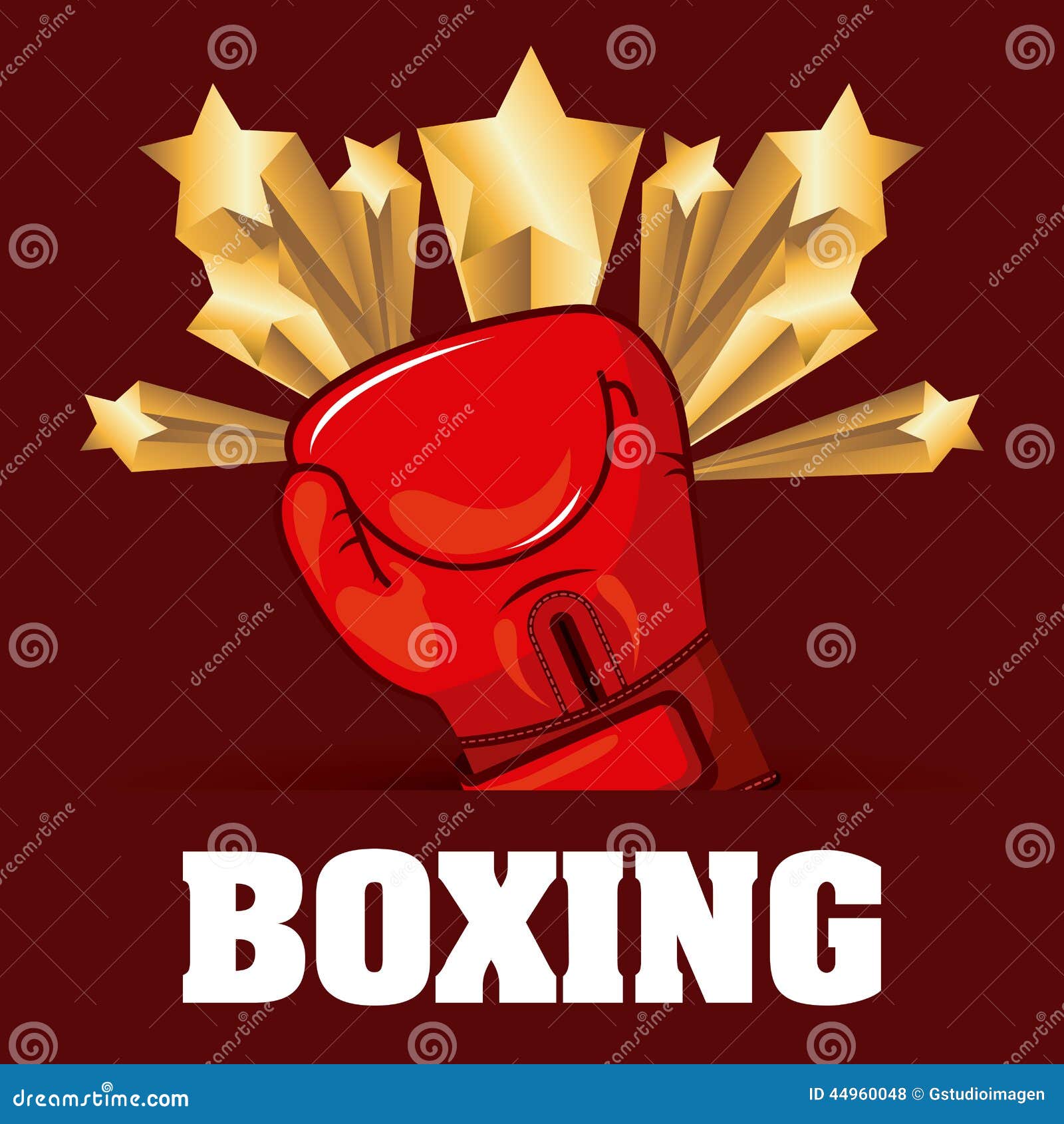 Boxing design stock vector. Illustration of gloves, fight - 44960048