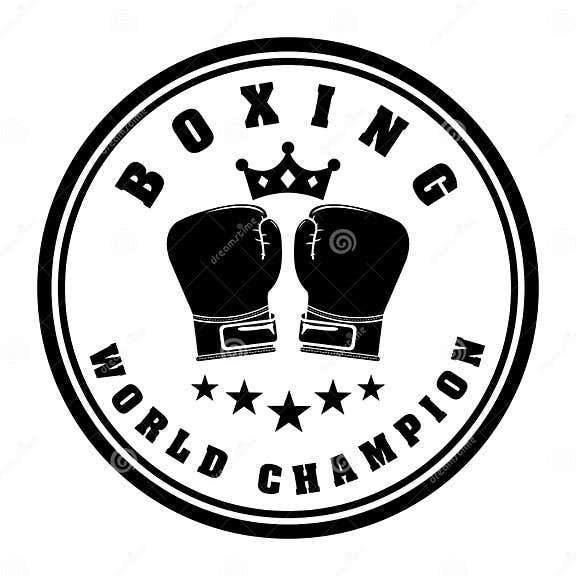 Boxing design stock vector. Illustration of winner, crown - 44960056