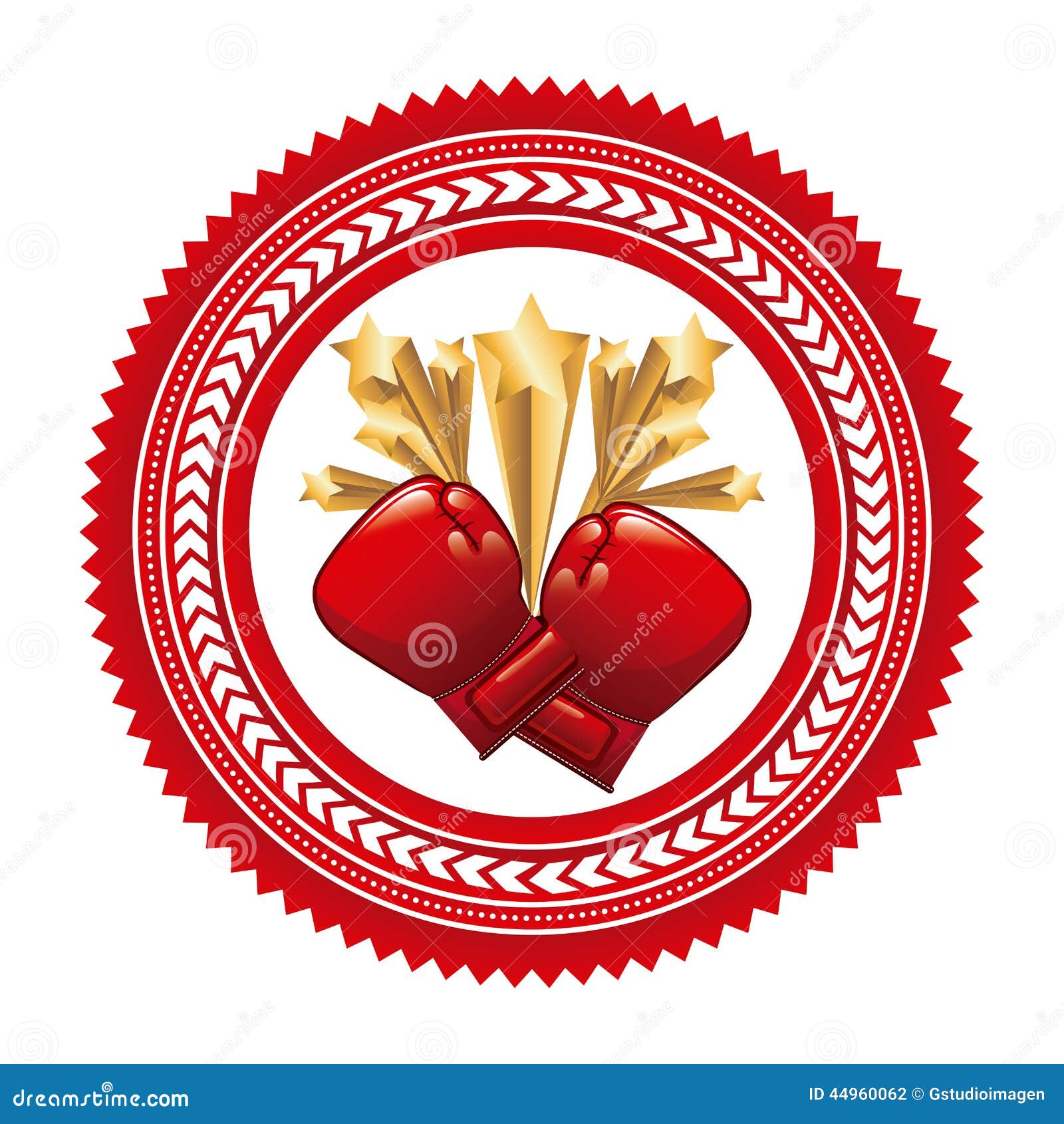 Boxing design stock vector. Illustration of fist, stars - 44960062