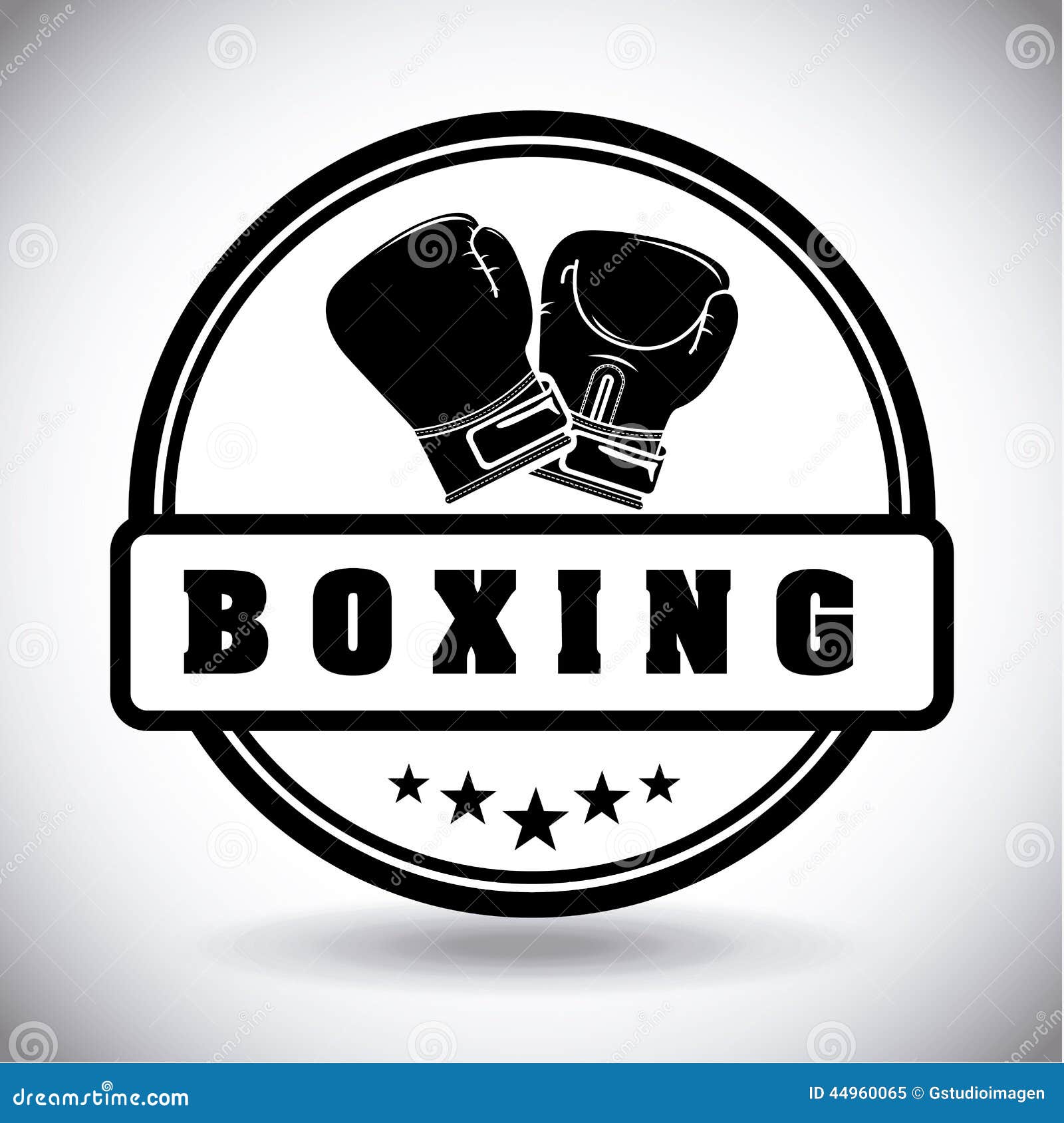 Boxing design stock vector. Illustration of athletic - 44960065