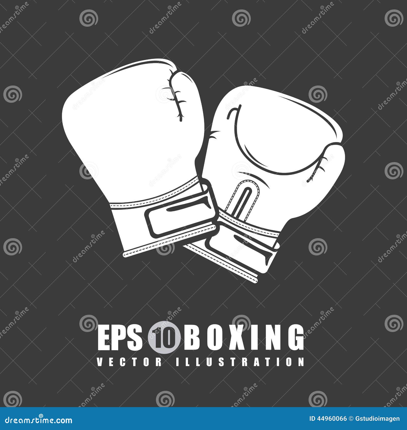Boxing design stock vector. Illustration of strength - 44960066