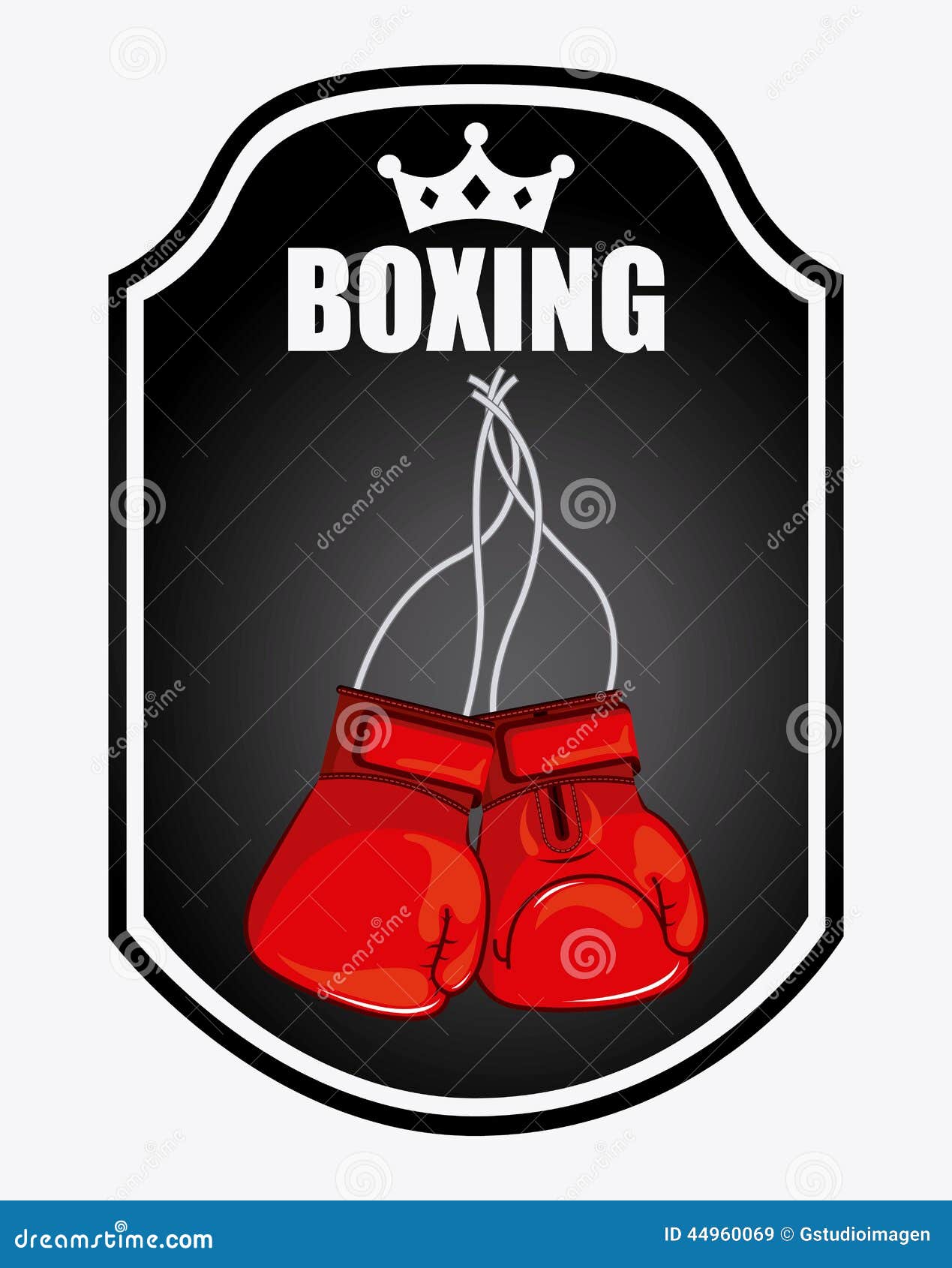 Boxing design stock vector. Illustration of strength - 44960069