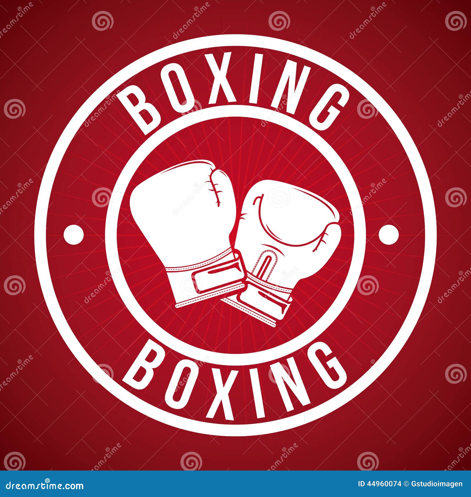 Boxing design stock vector. Illustration of label, symbol - 44960074