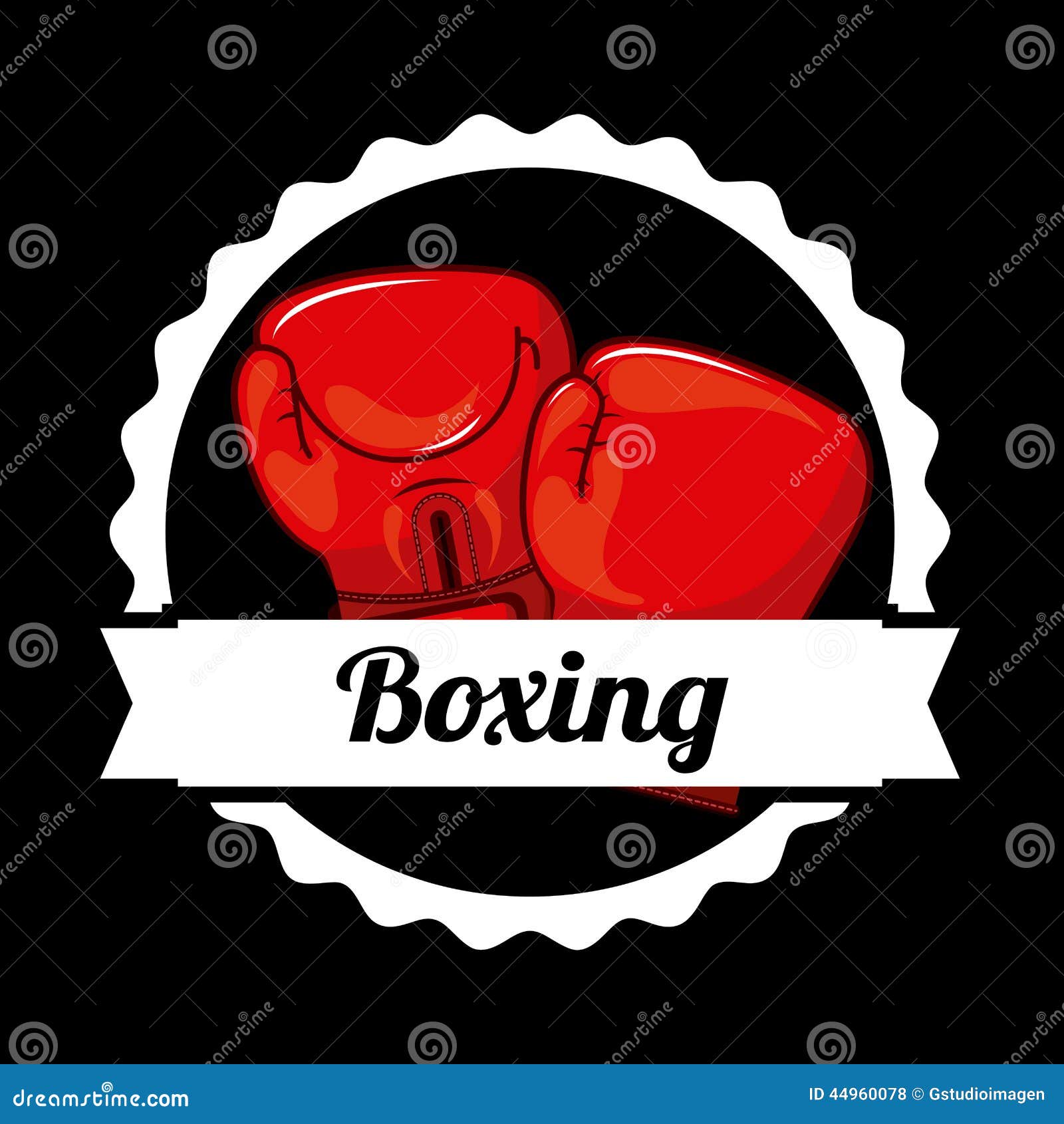 Boxing design stock vector. Illustration of competition - 44960078