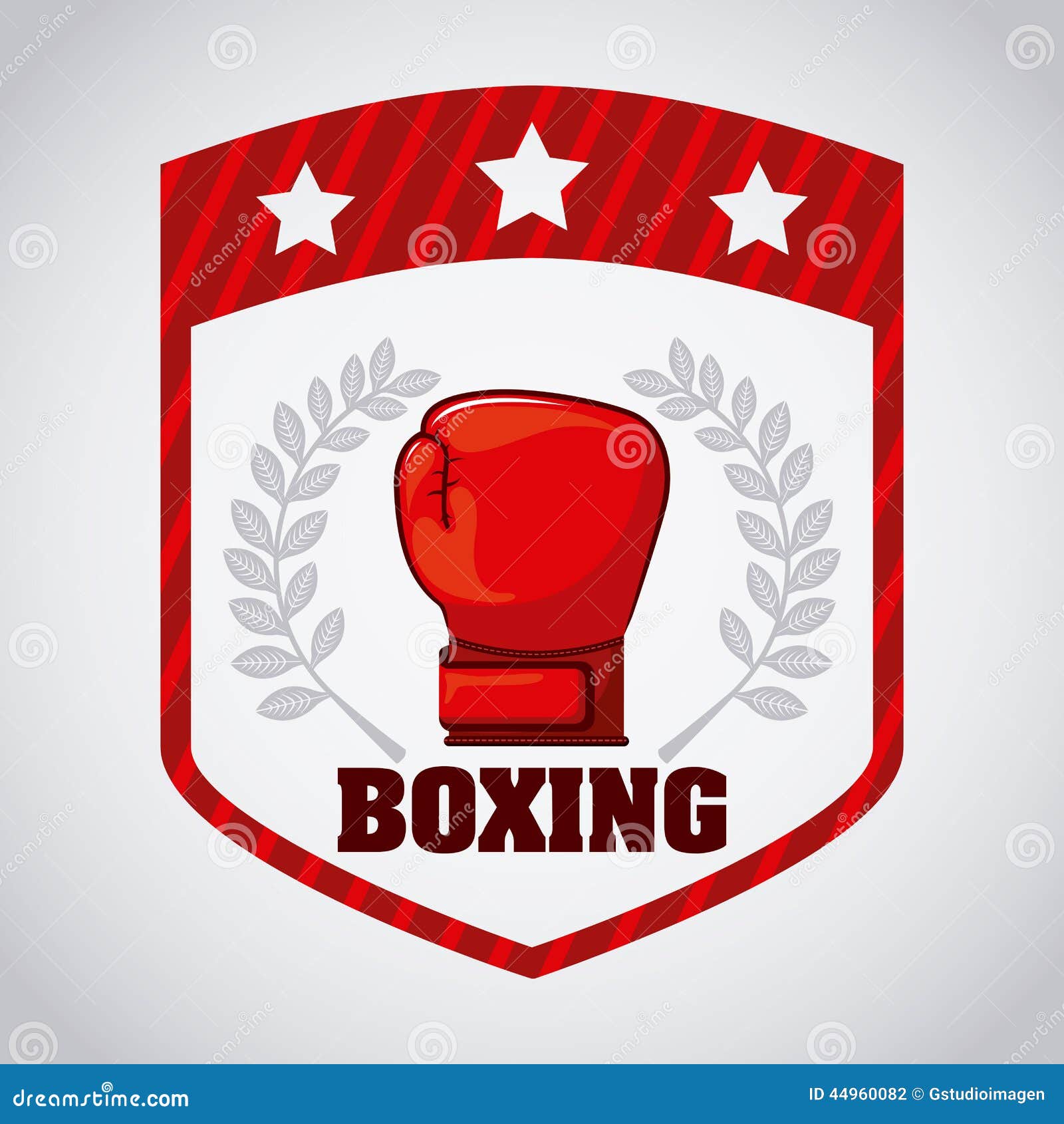 Boxing design stock vector. Illustration of boxer, label - 44960082