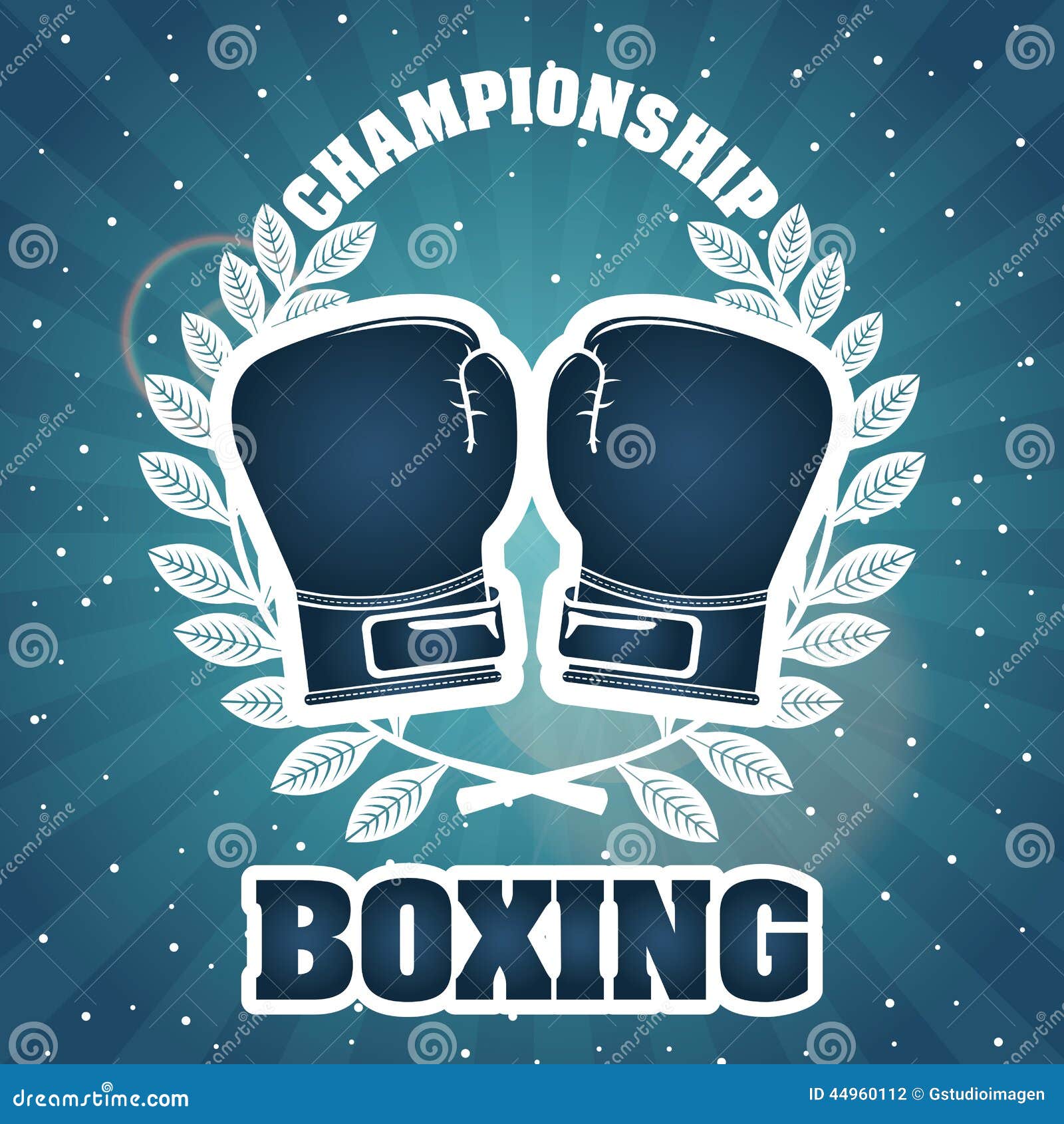 Boxing design stock vector. Illustration of boxing, success - 44960112