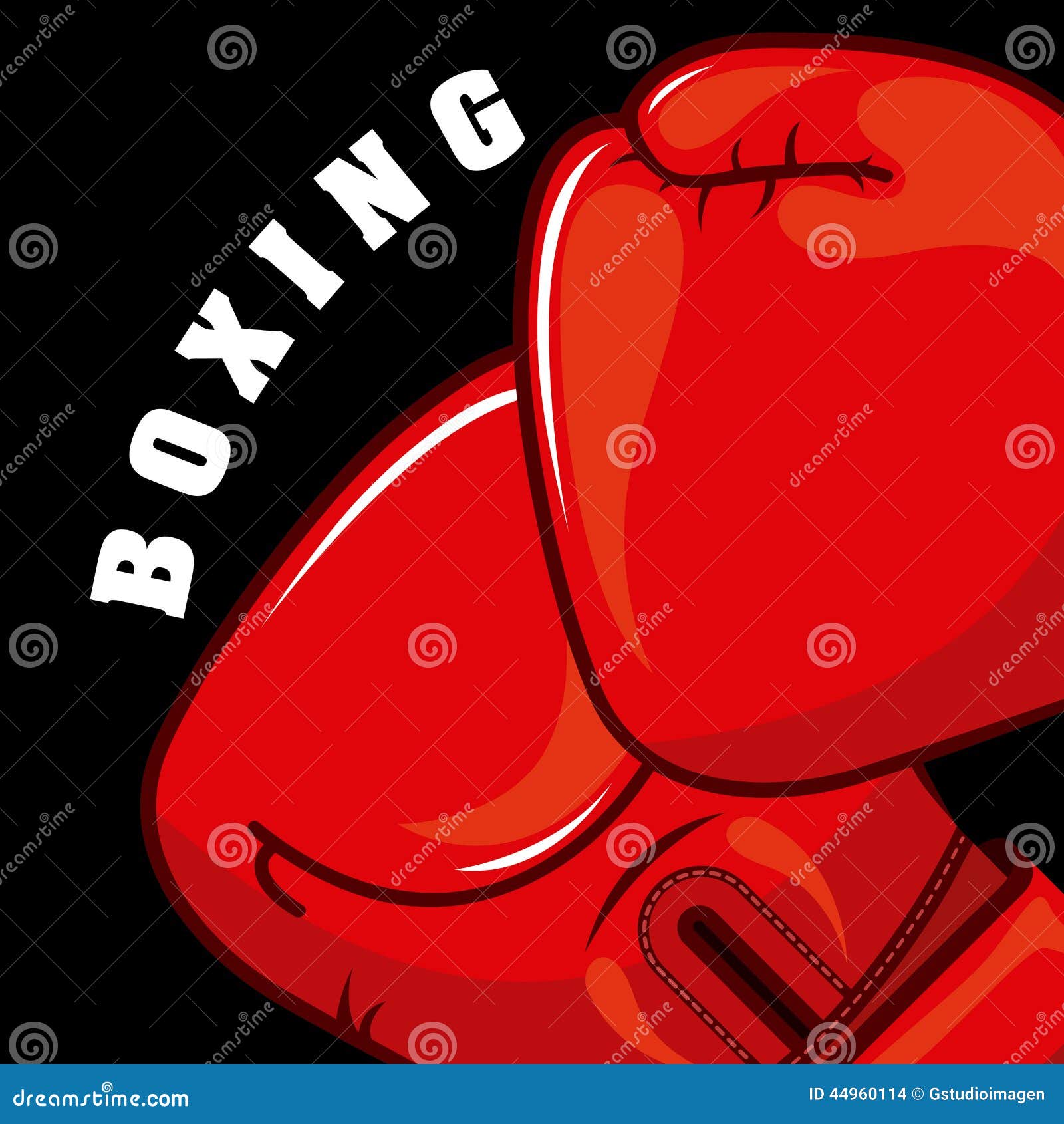 Boxing design stock vector. Illustration of training - 44960114