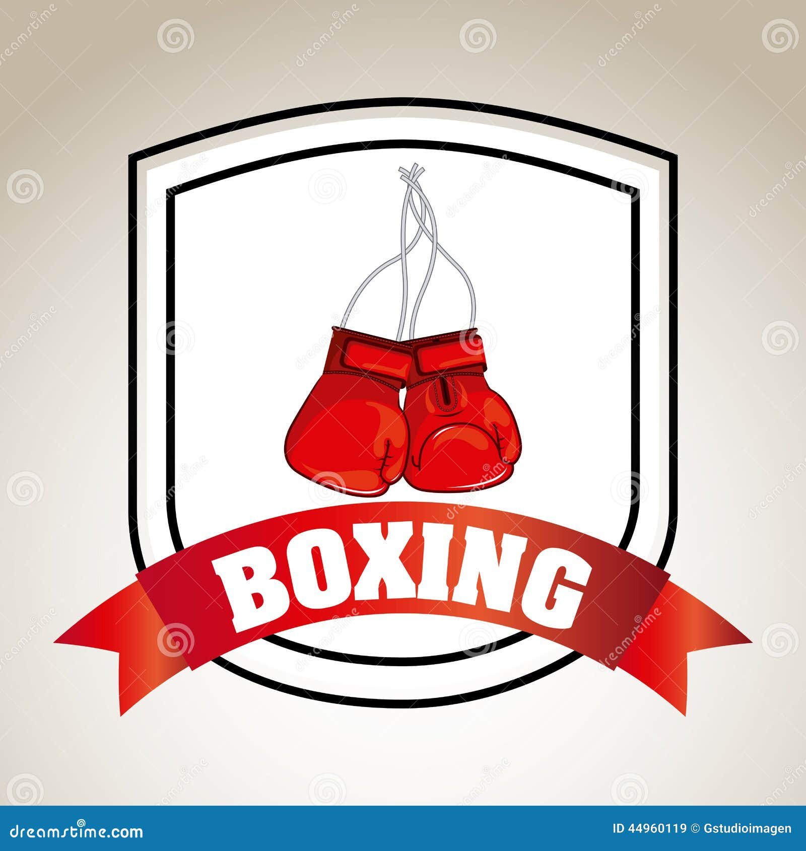 Boxing design stock vector. Illustration of fight, symbol - 44960119