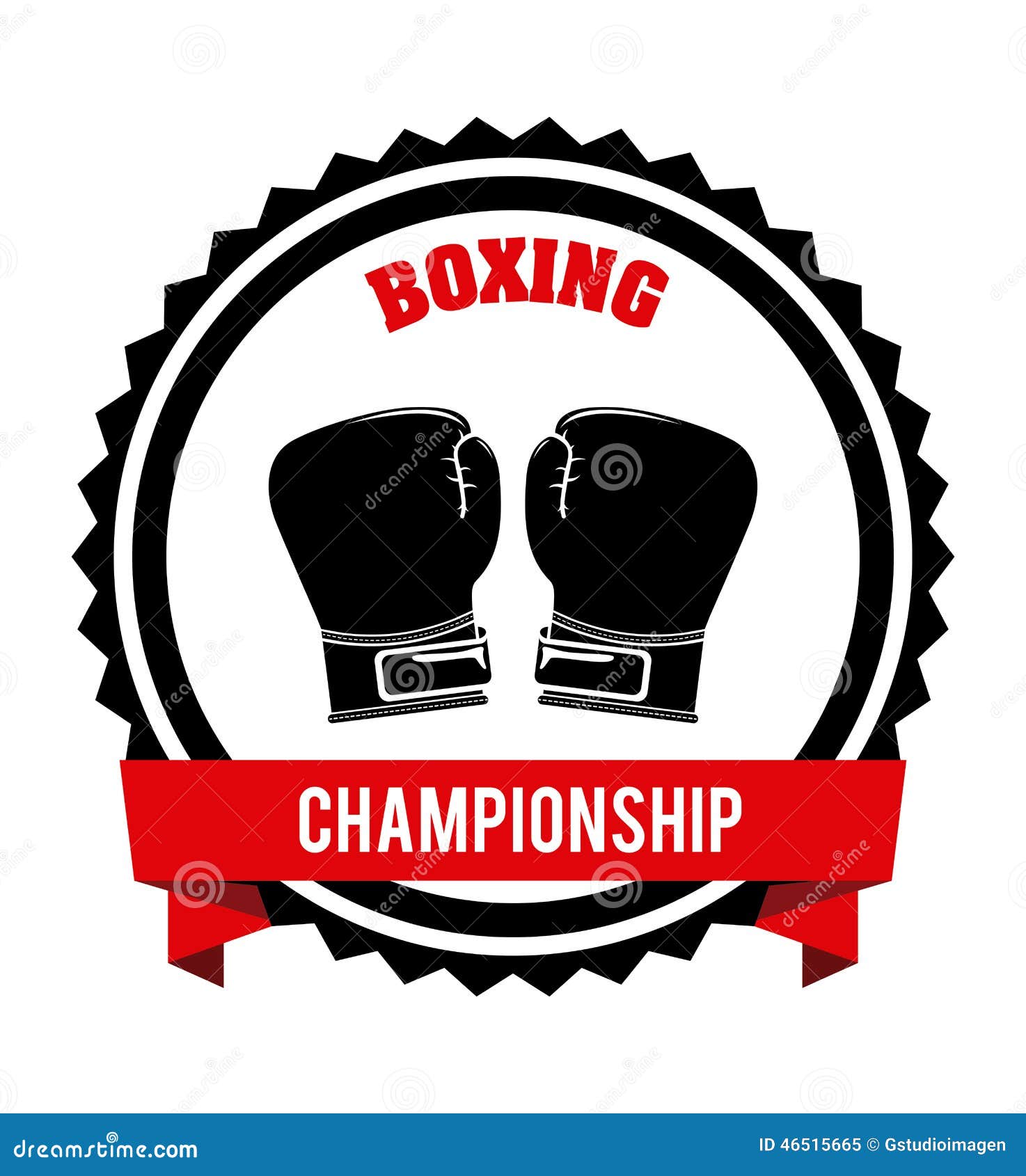 Boxing design stock vector. Illustration of sport, seal - 46515665