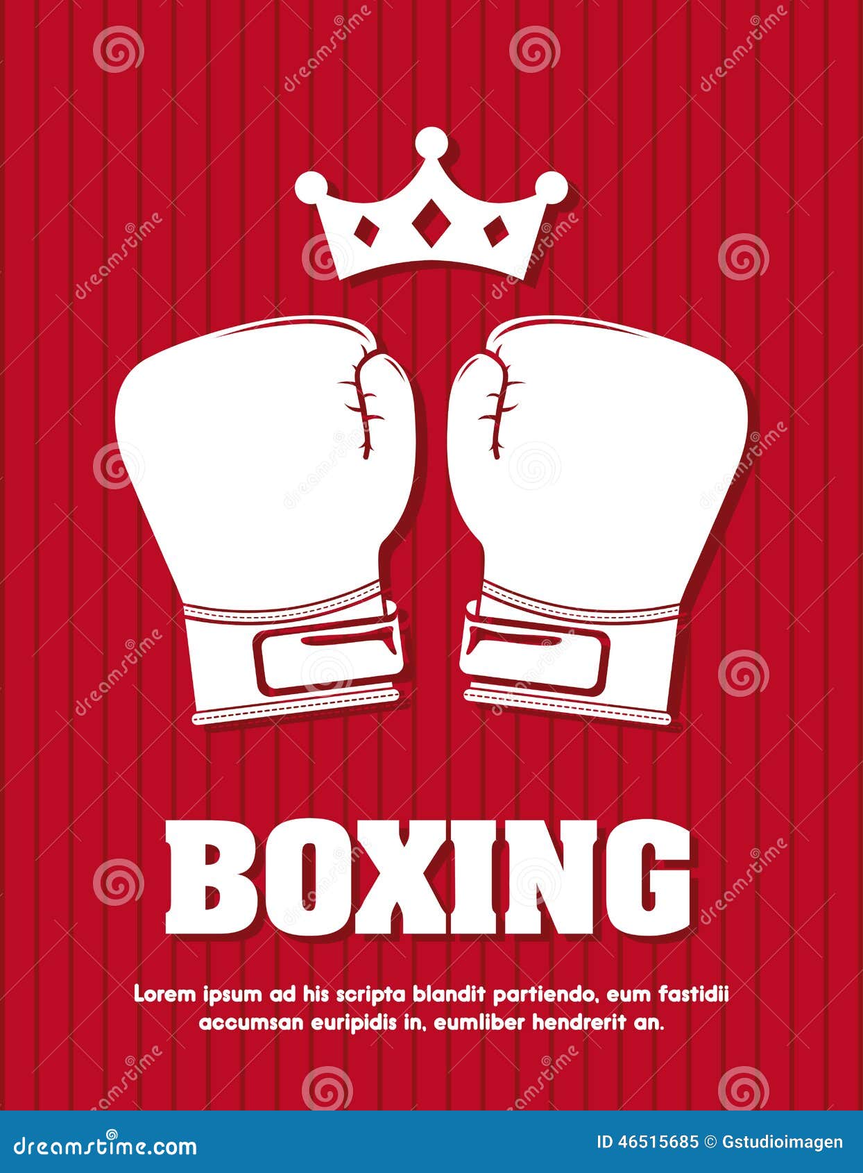 Boxing design stock vector. Illustration of hand, boxer - 46515685