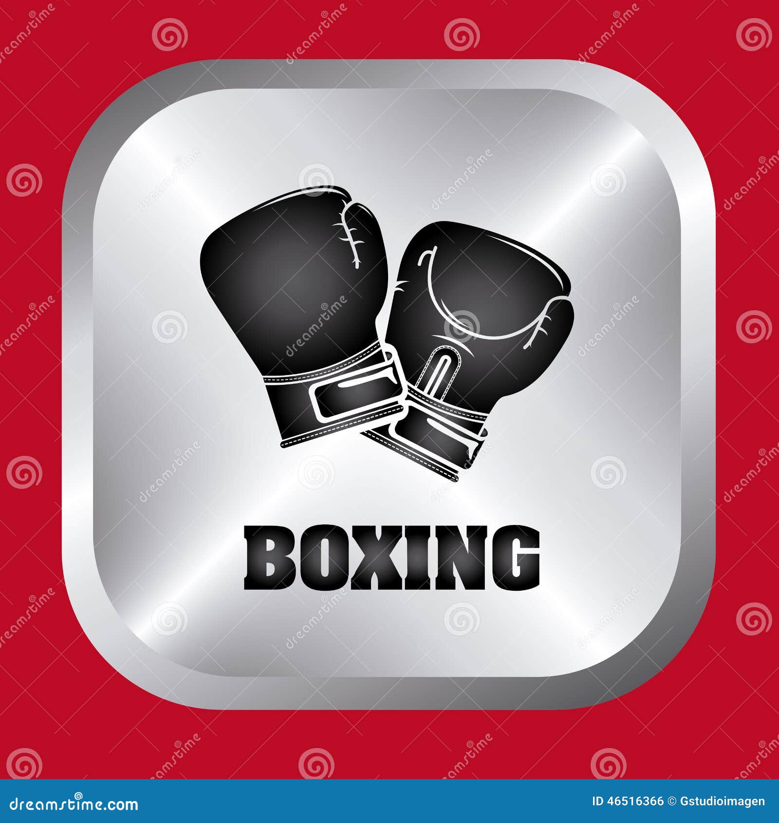 Boxing design stock vector. Illustration of sport, competition - 46516366