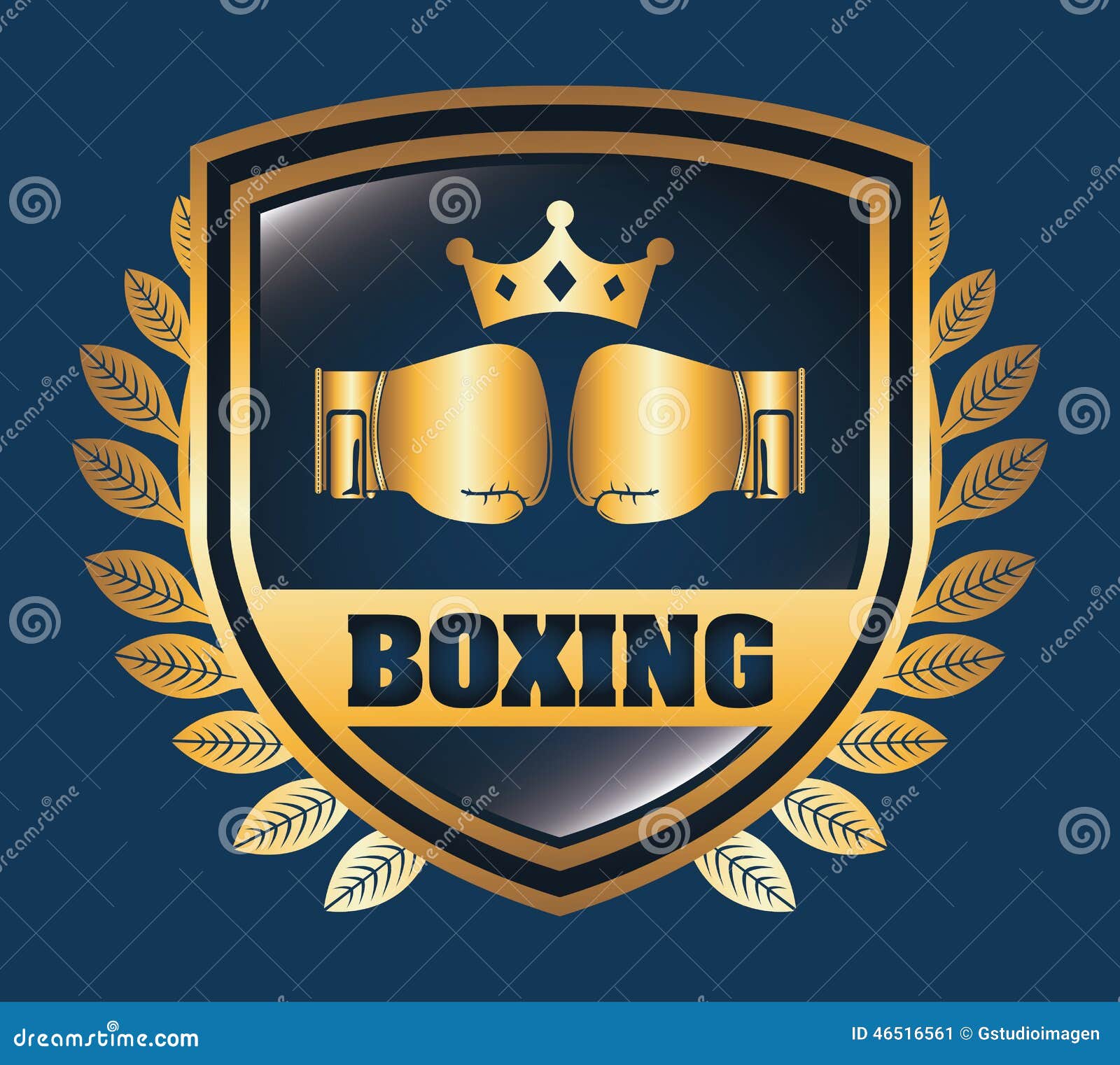 Boxing design stock vector. Illustration of hobby, equipment - 46516561