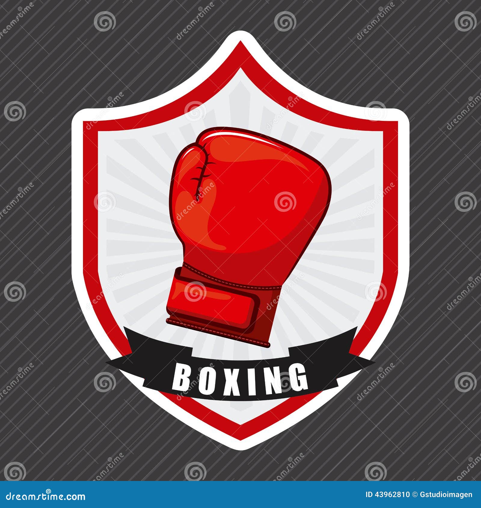 Boxing design stock vector. Illustration of professional - 43962810