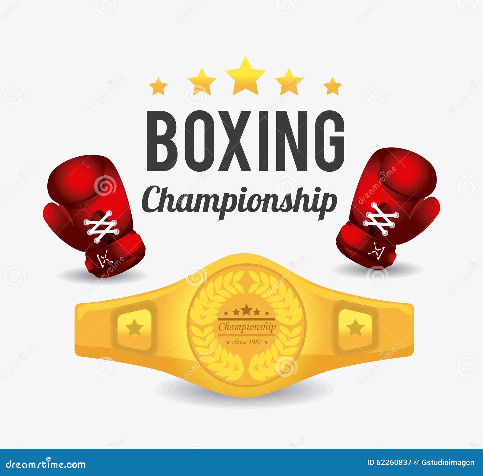 Boxing design. stock illustration. Illustration of game - 62260837