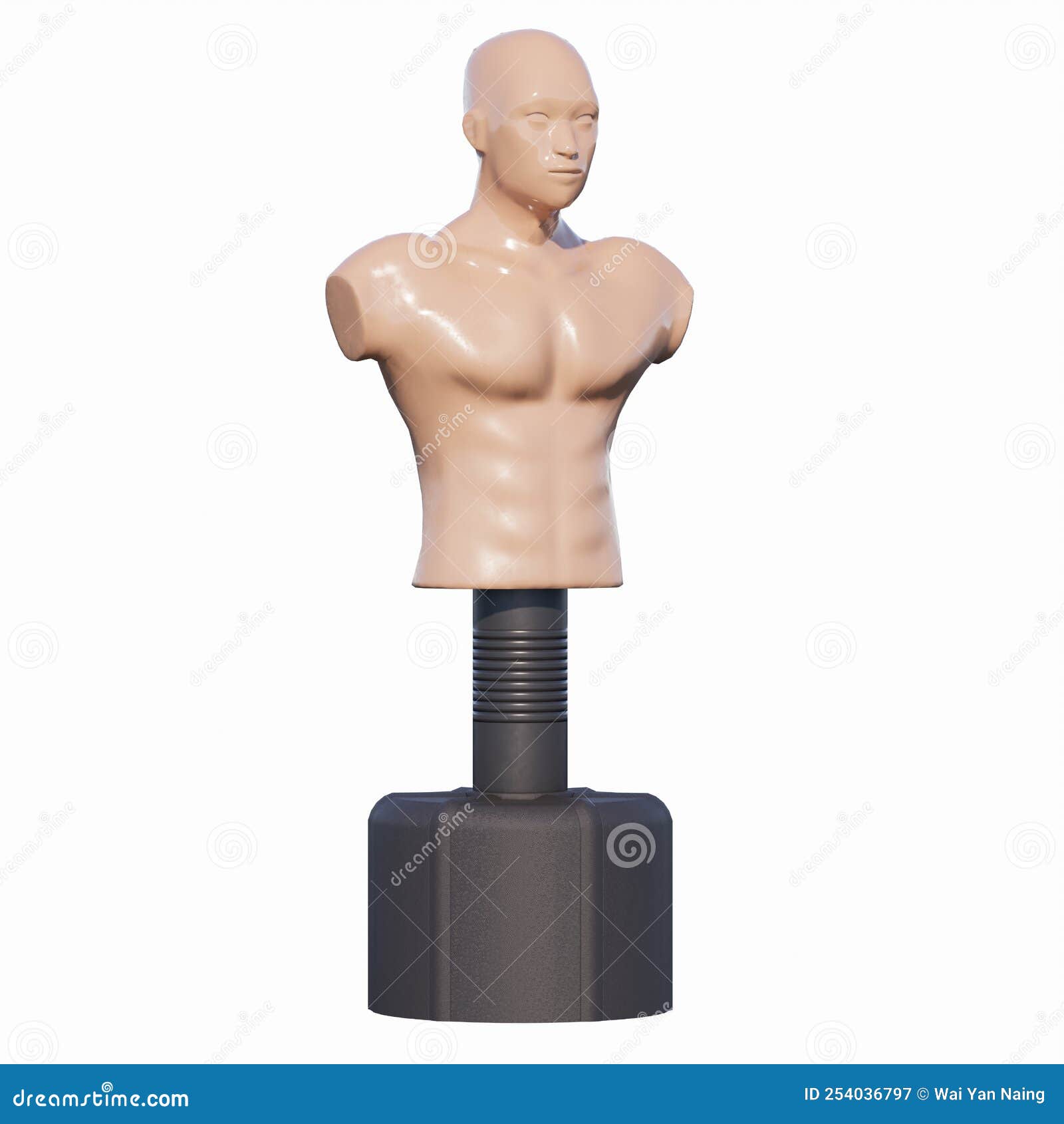BOXING DUMMY FIGHTER MANNEQUIN TRAINING PRACTICE Stock Image - Image of ...