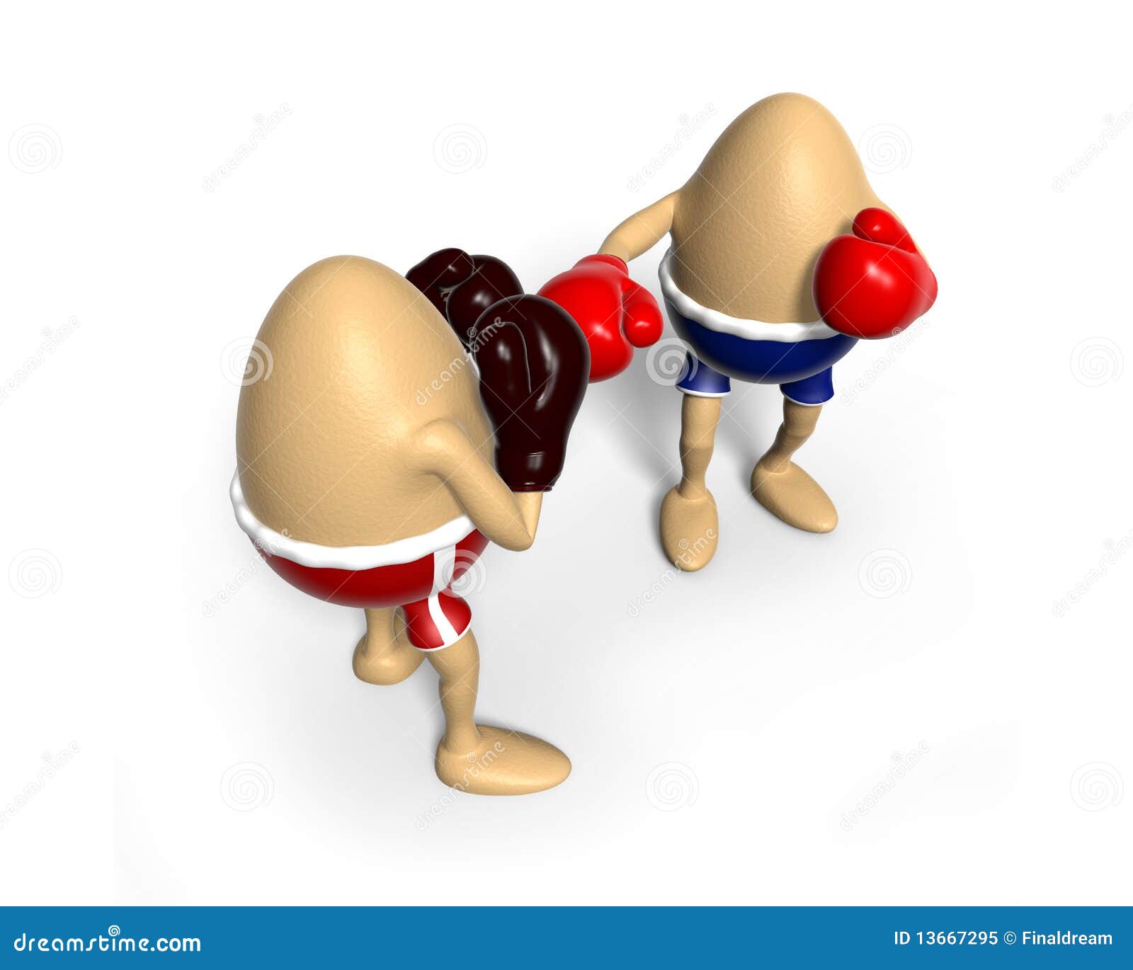 Boxing Eggs stock illustration. Illustration of blue - 13667295