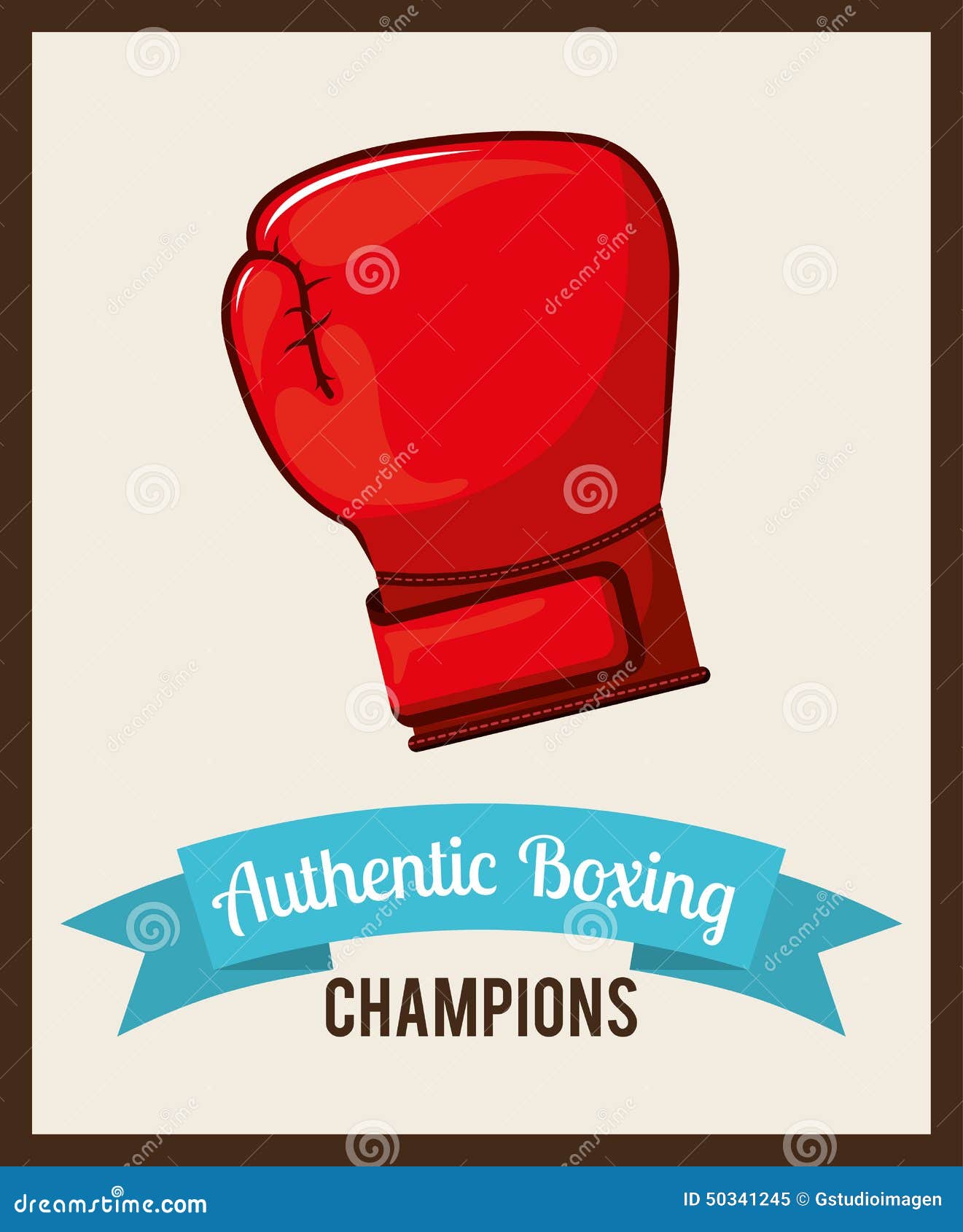 Boxing emblem stock vector. Illustration of render, vector - 50341245