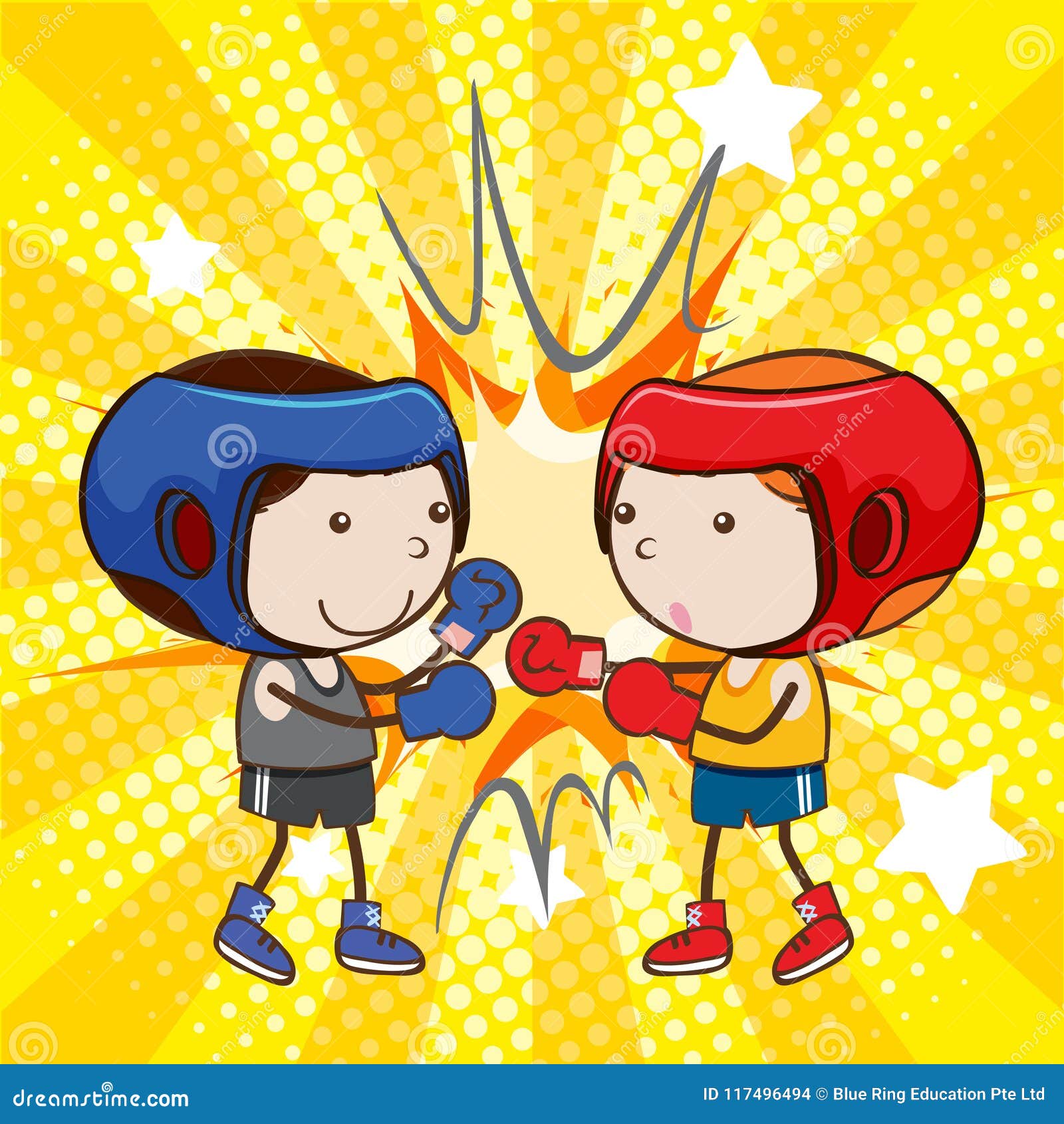 POW NEW Knockout Comic Style Effects Stock Image | CartoonDealer.com ...