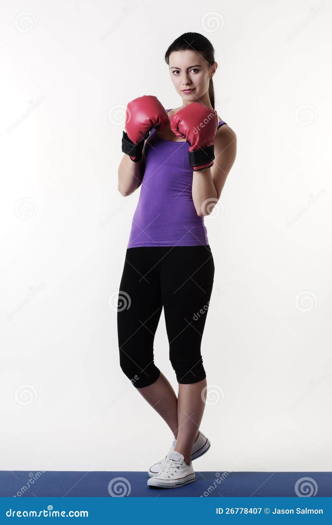 Boxing fit stock image. Image of athletic, muscular, girl - 26778407