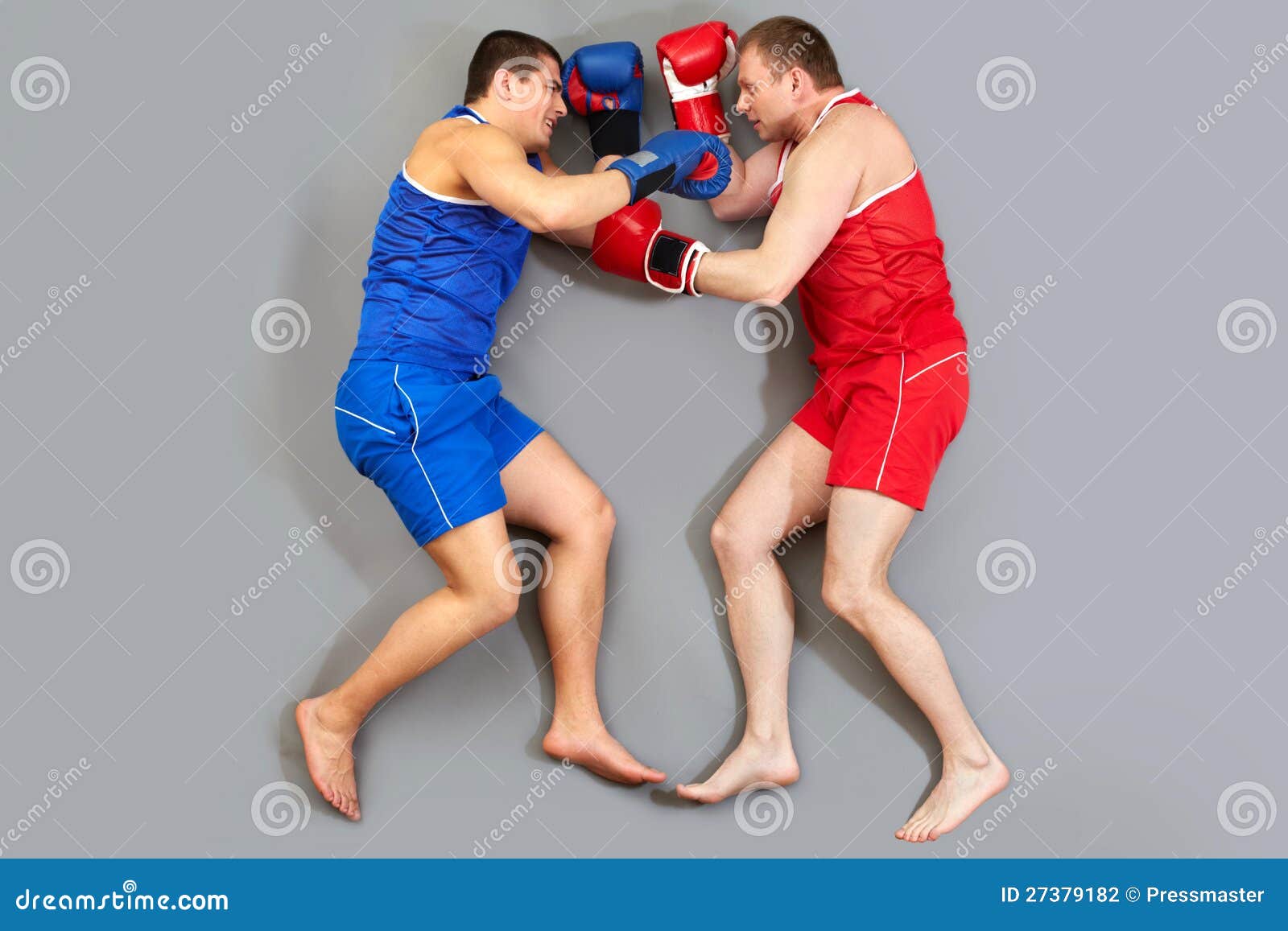 Boxing on the floor stock photo. Image of knock, aggression - 27379182