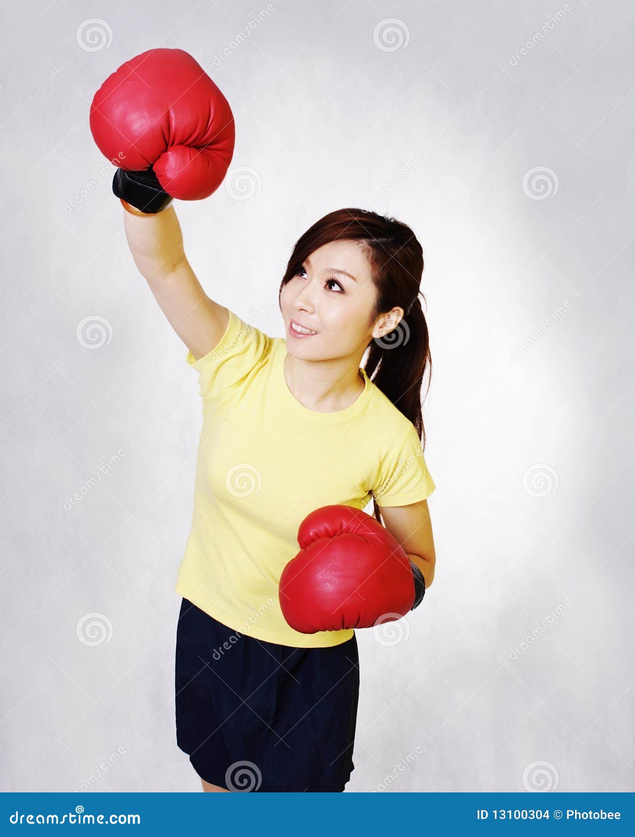 Boxing Girl stock photo. Image of boxing, beautiful, exercise - 13100304
