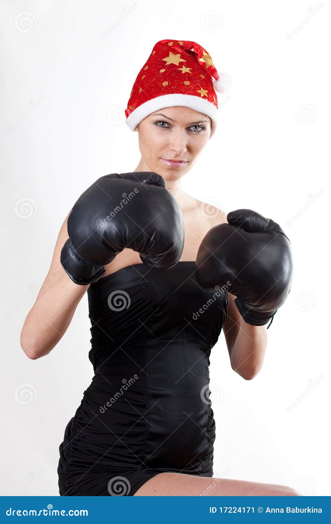 Boxing girl stock image. Image of beautiful, boxer, smile - 17224171