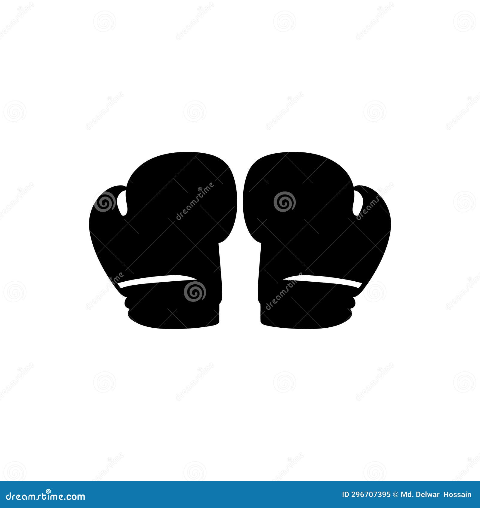 Boxing Glove Icon stock illustration. Illustration of ring - 296707395