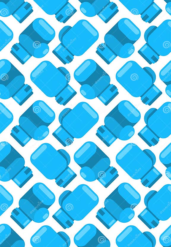 Boxing Glove Pattern Seamless. Boxing Accessory Background Stock Vector ...