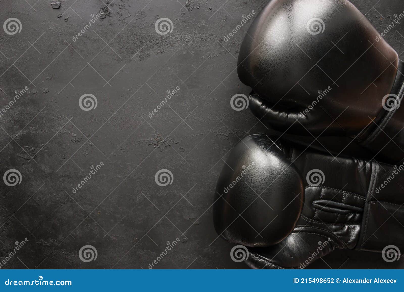 Boxing Gloves on a Black Background Stock Photo - Image of health ...