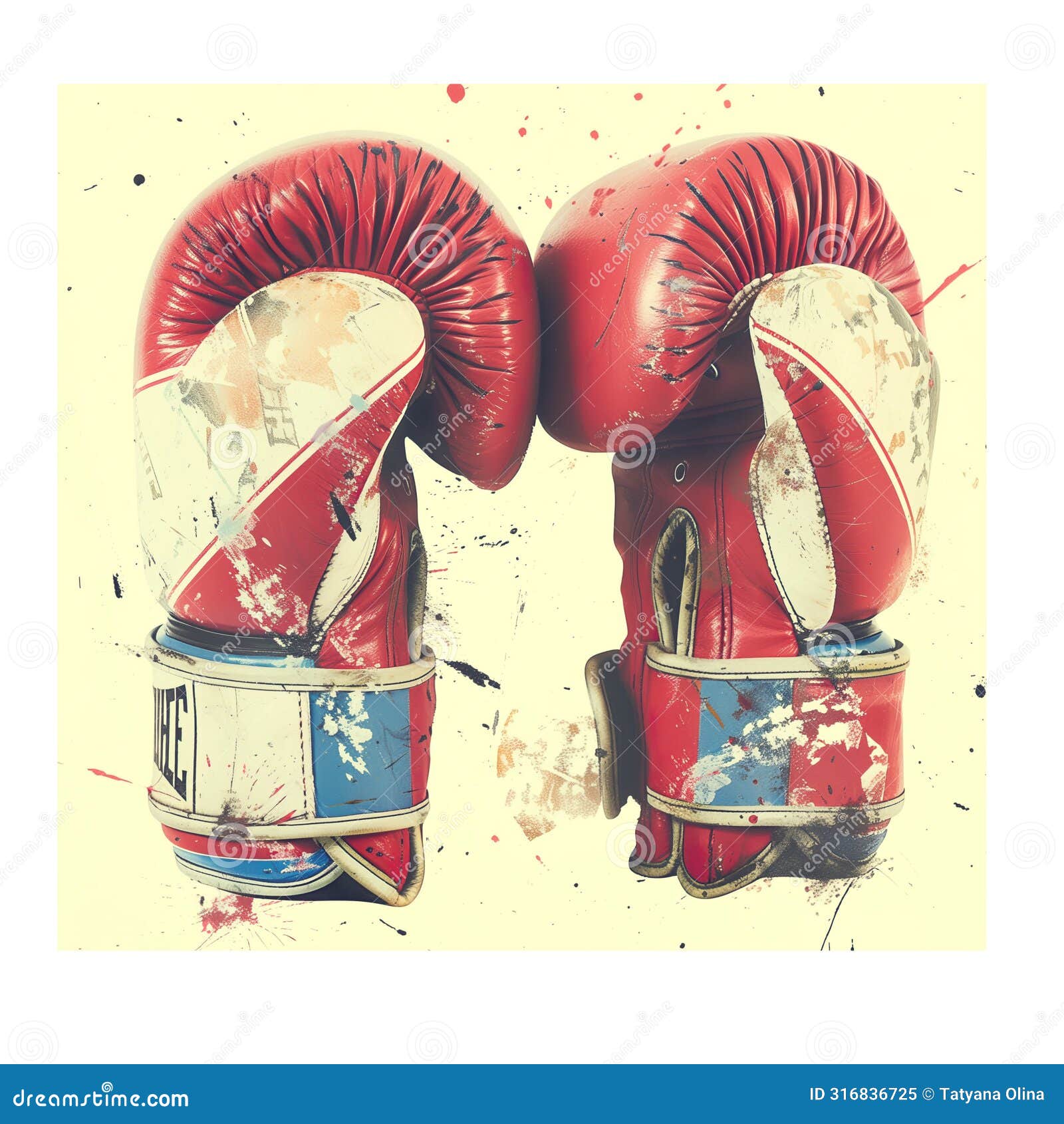 Boxing Gloves Cut Out Image Stock Image - Image of power, generated ...