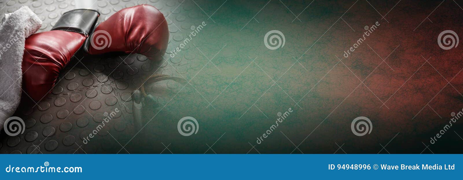 Boxing Gloves on Floor with Transition Stock Photo - Image of fitness ...