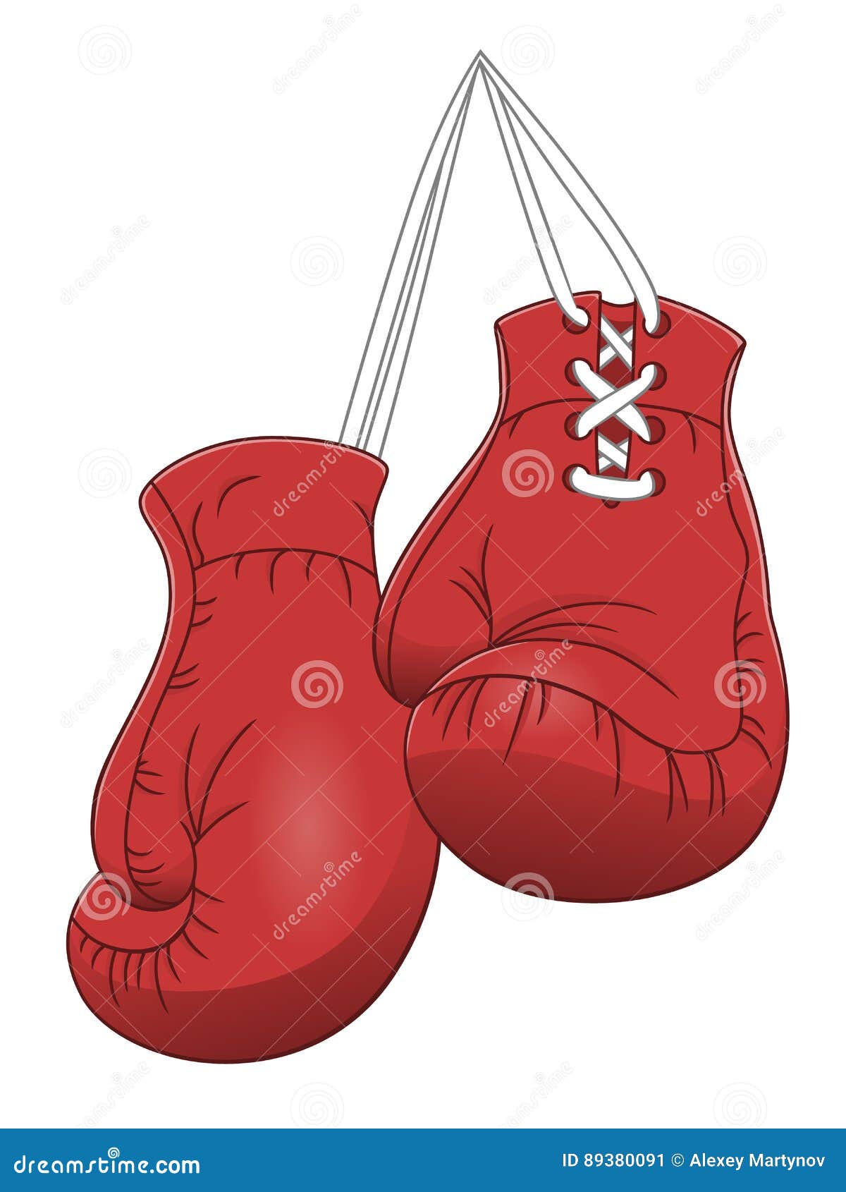 Boxing Gloves With Prints Of Irish And Russian Flags Facing Each ...