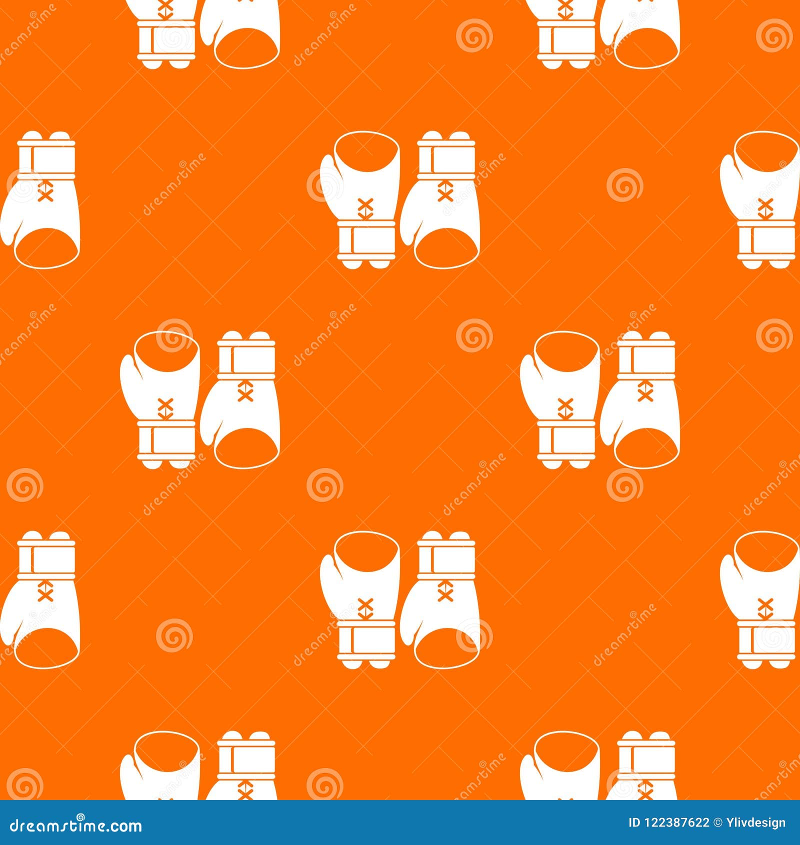 Boxing Gloves Pattern Seamless Stock Vector - Illustration of boxing ...