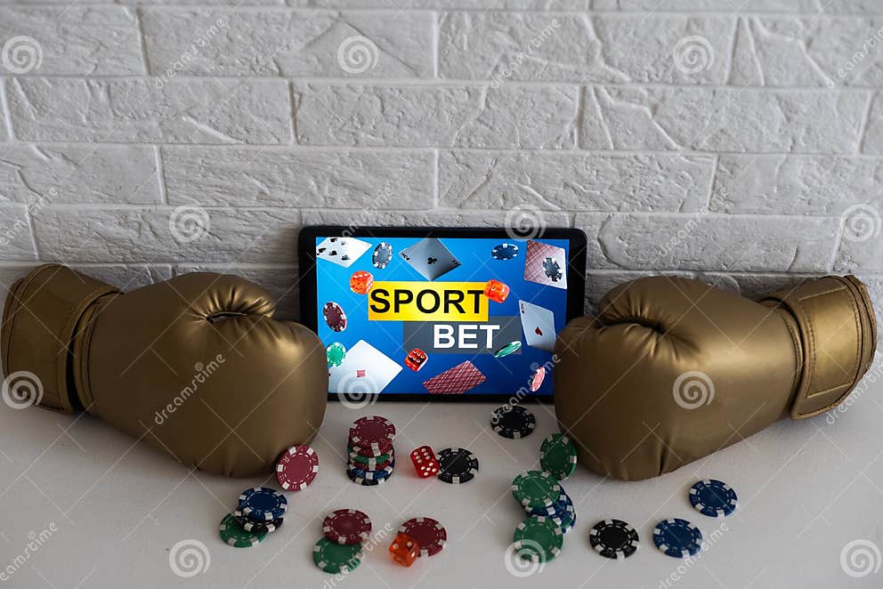 Boxing Gloves and Smartphone with Bets. Stock Photo - Image of fighter ...