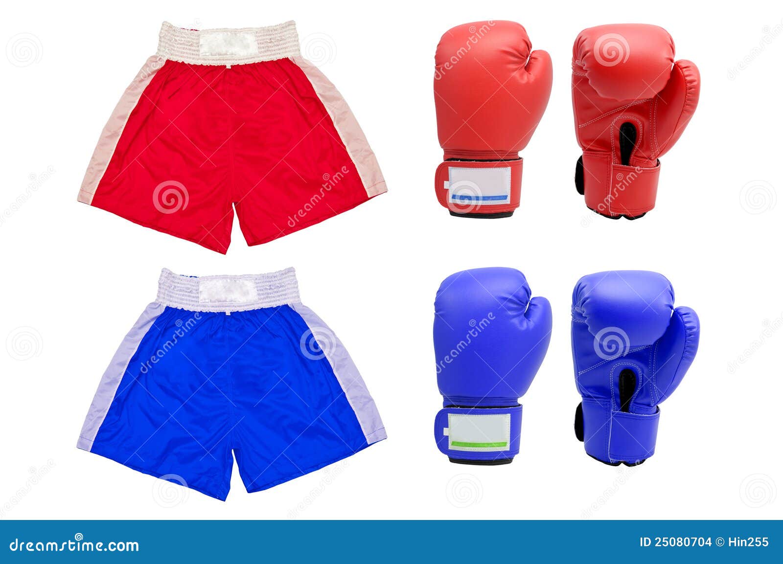 Boxing Gloves Suits with White Blackground Stock Photo - Image of ...