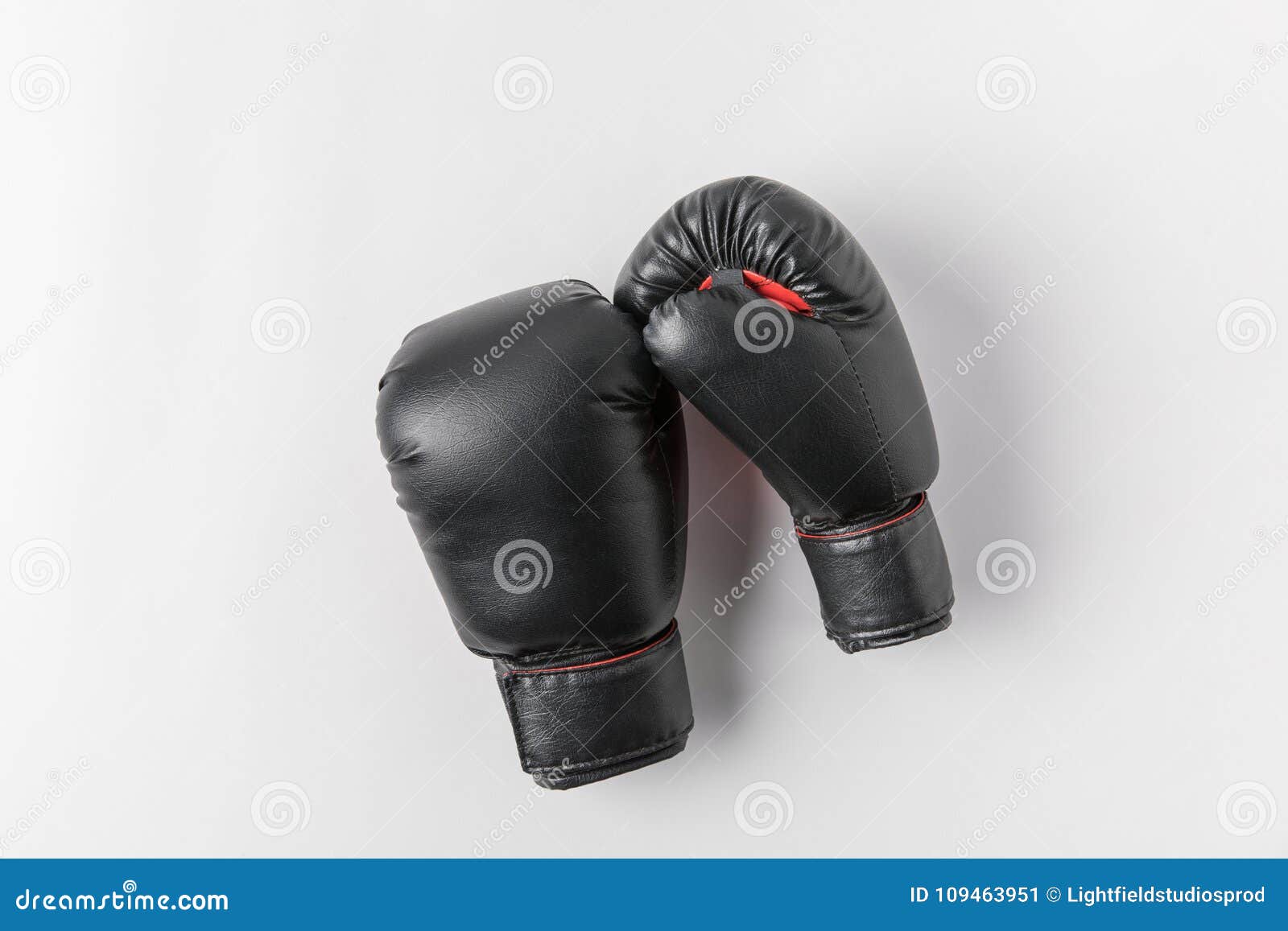 Boxing Gloves on White Tabletop Stock Image - Image of competition ...