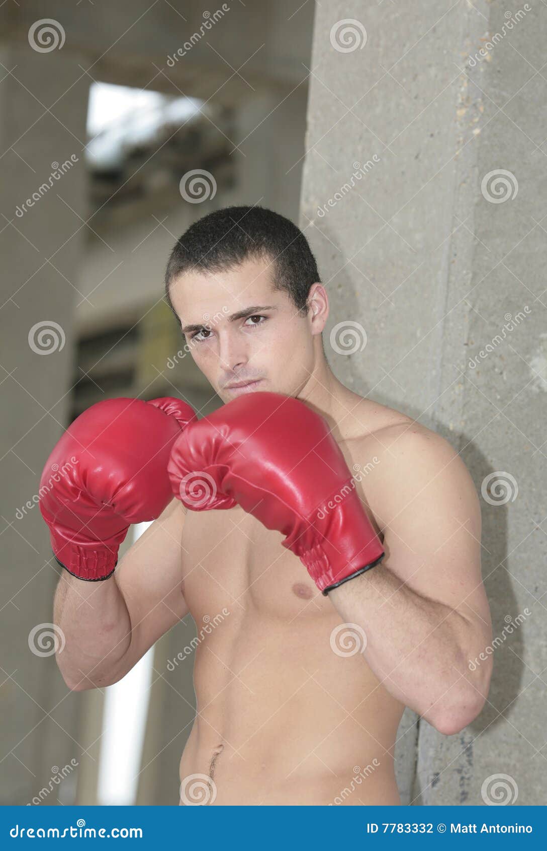 Boxing guy stock photo. Image of shirtless, model, training - 7783332