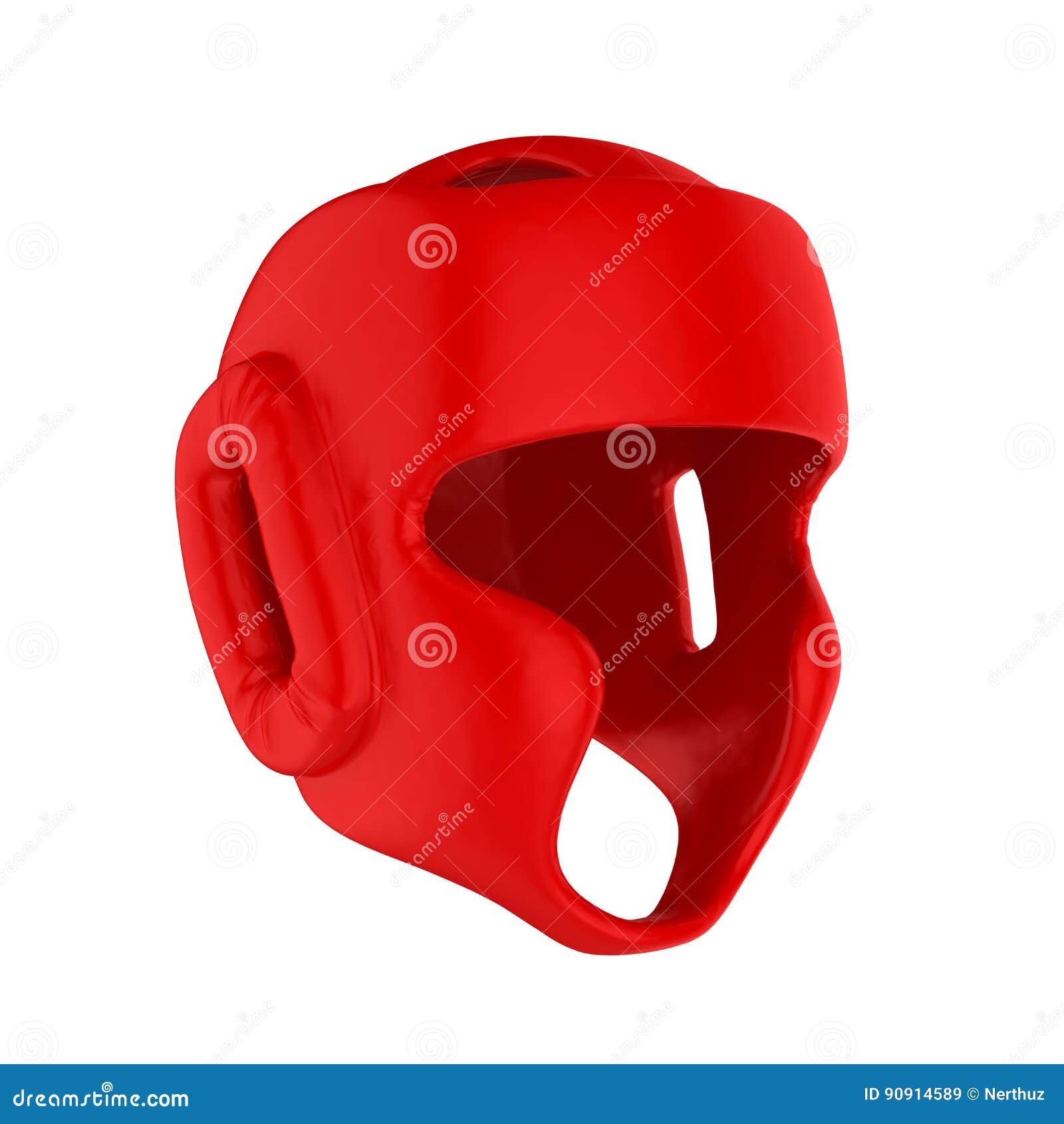Boxing Headgear Isolated stock illustration. Illustration of headgear ...